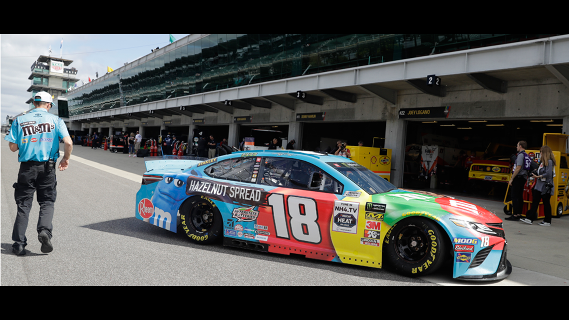 Kyle Busch holds off Allgaier to win Xfinity race at Indy | wthr.com