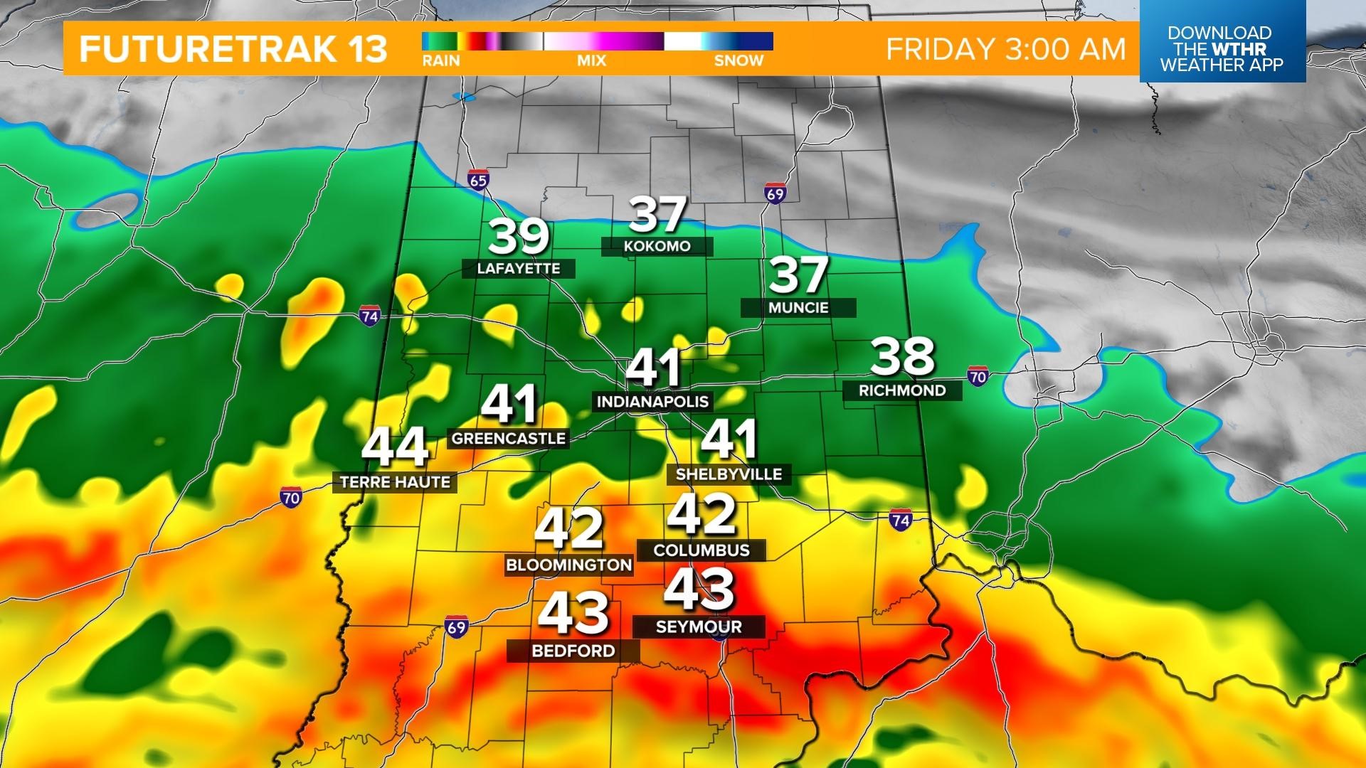 WTHR Live Doppler 13 Weather Blog: Rain returns Friday | wthr.com
