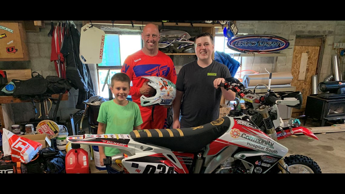 Dad races motorcycle across Nevada with inspiration from children ...