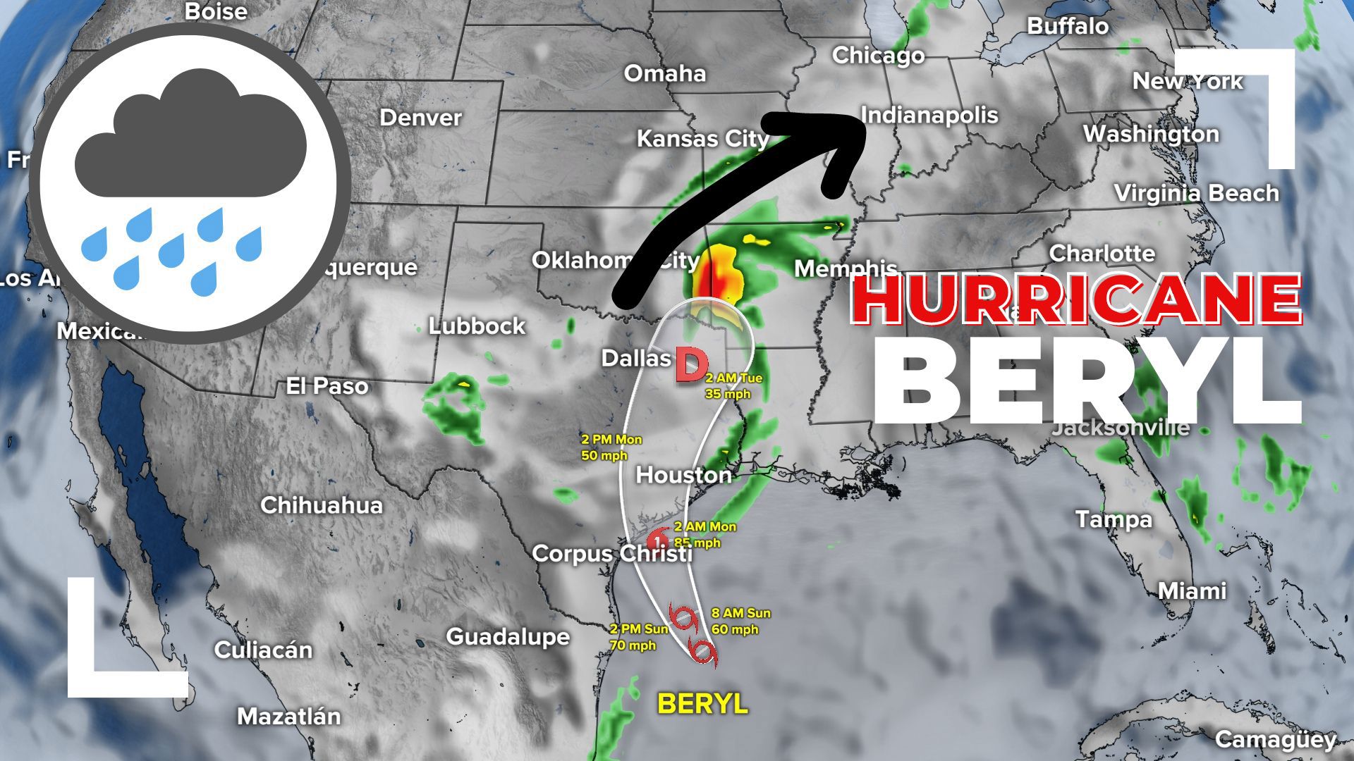 Hurricane Beryl effect in Indiana | Live Doppler 13 Weather Blog | wthr.com