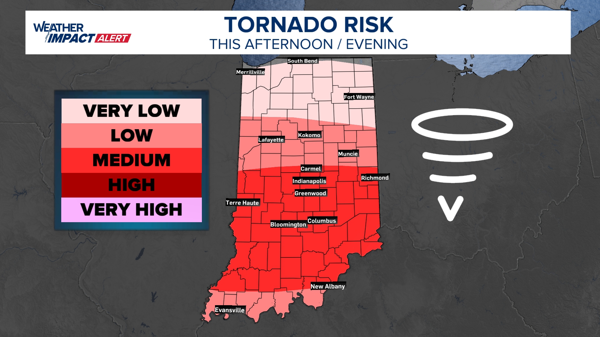 Tornado Watch expanded, storms increasing | Weather Impact Alert | wthr.com