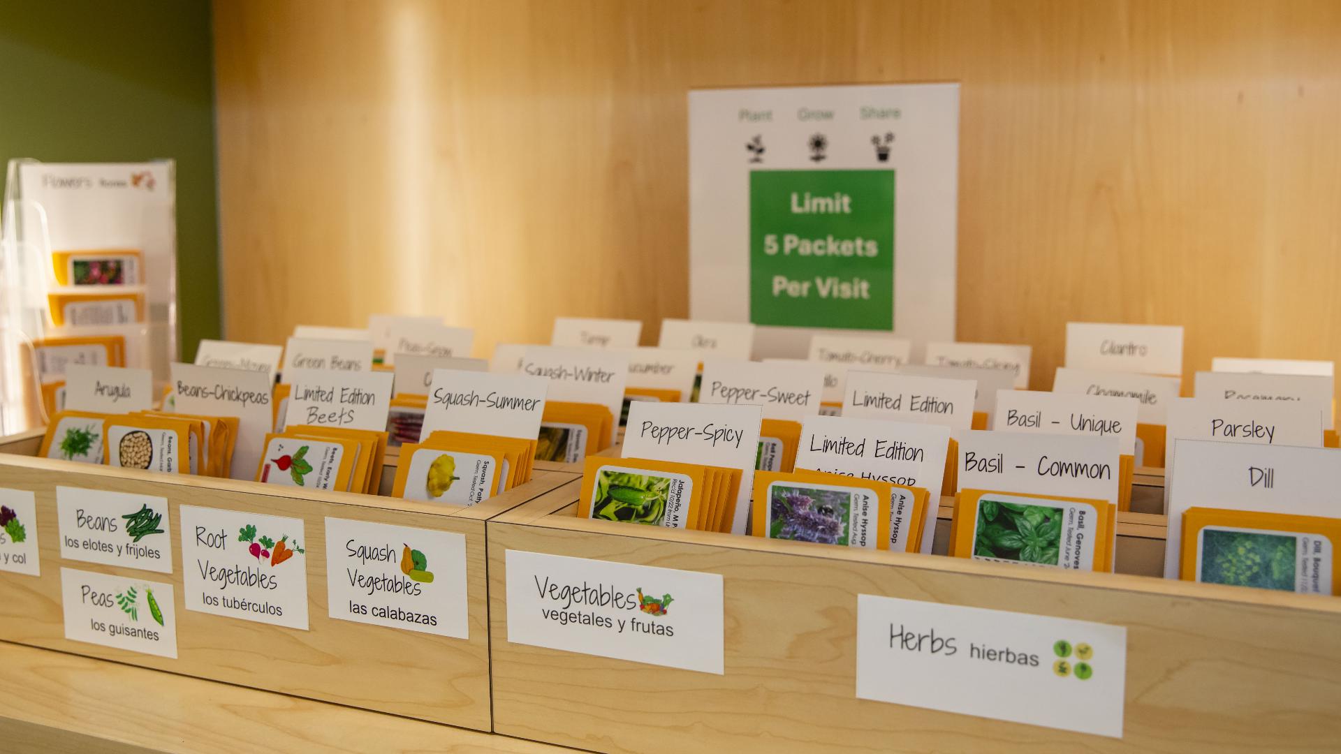 Indianapolis libraries offer free seeds to promote food equity | wthr.com
