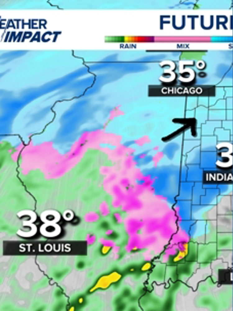 Tracking heavy, slushy snow changing to rain across Indiana Saturday PM ...
