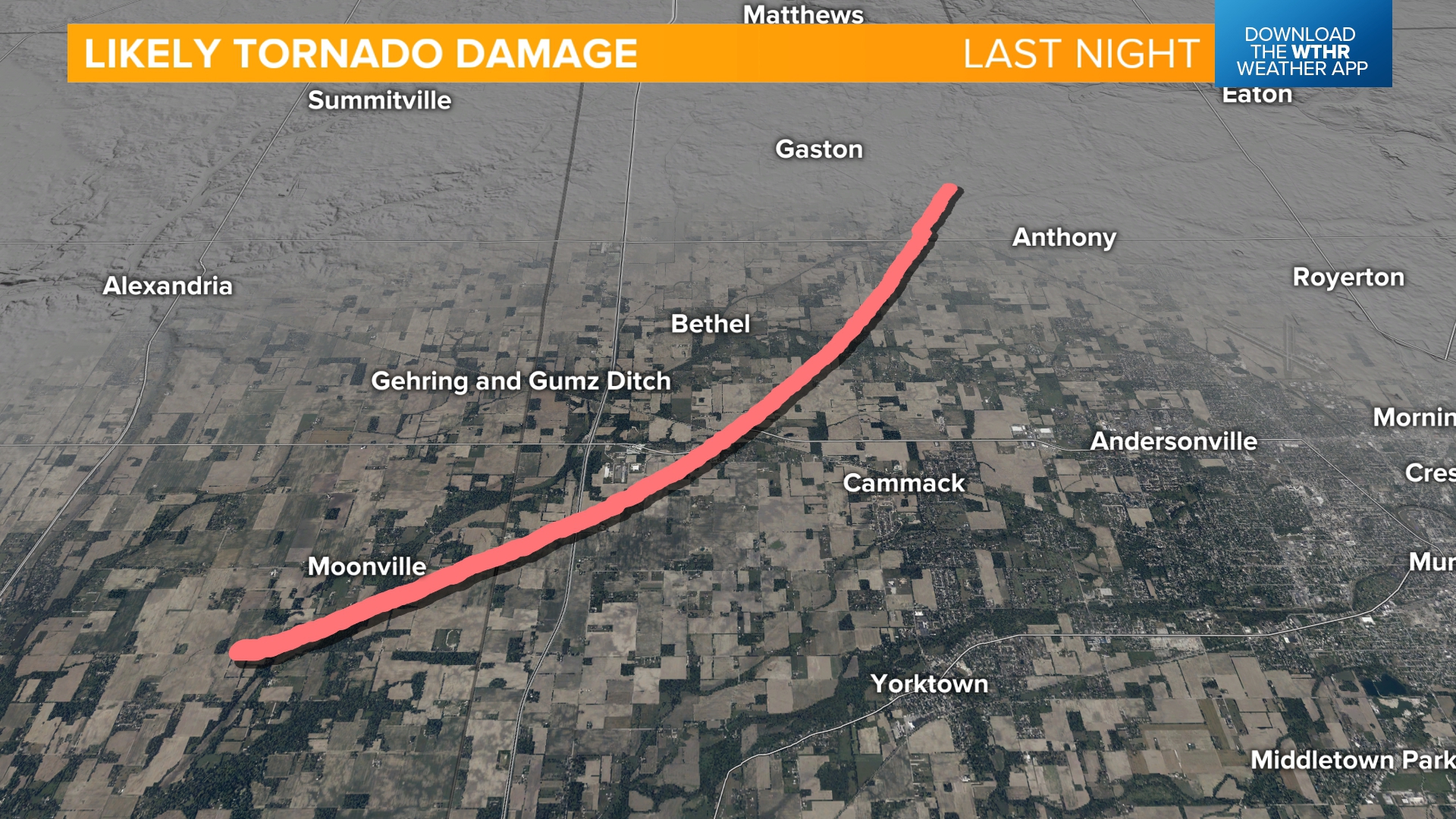 Tornadoes hit central Indiana, assessments underway | Indiana damage ...