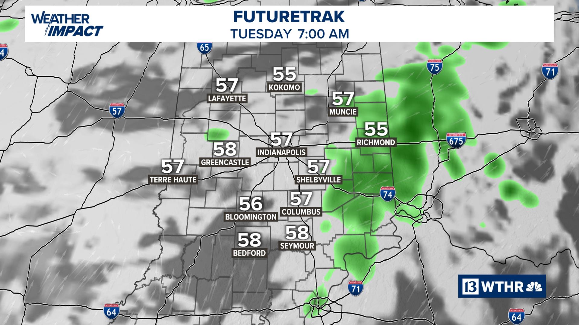 Active start to the work week in central Indiana | 13Weather Blog ...