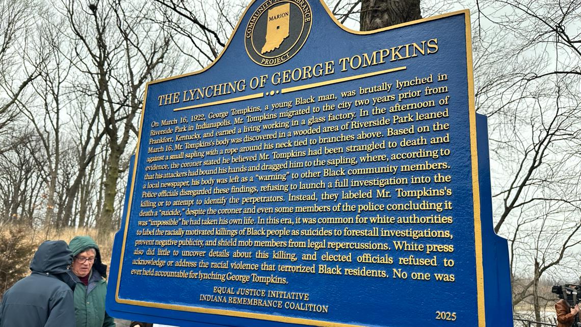 Indianapolis honors 1922 lynching victim with historical marker | wthr.com