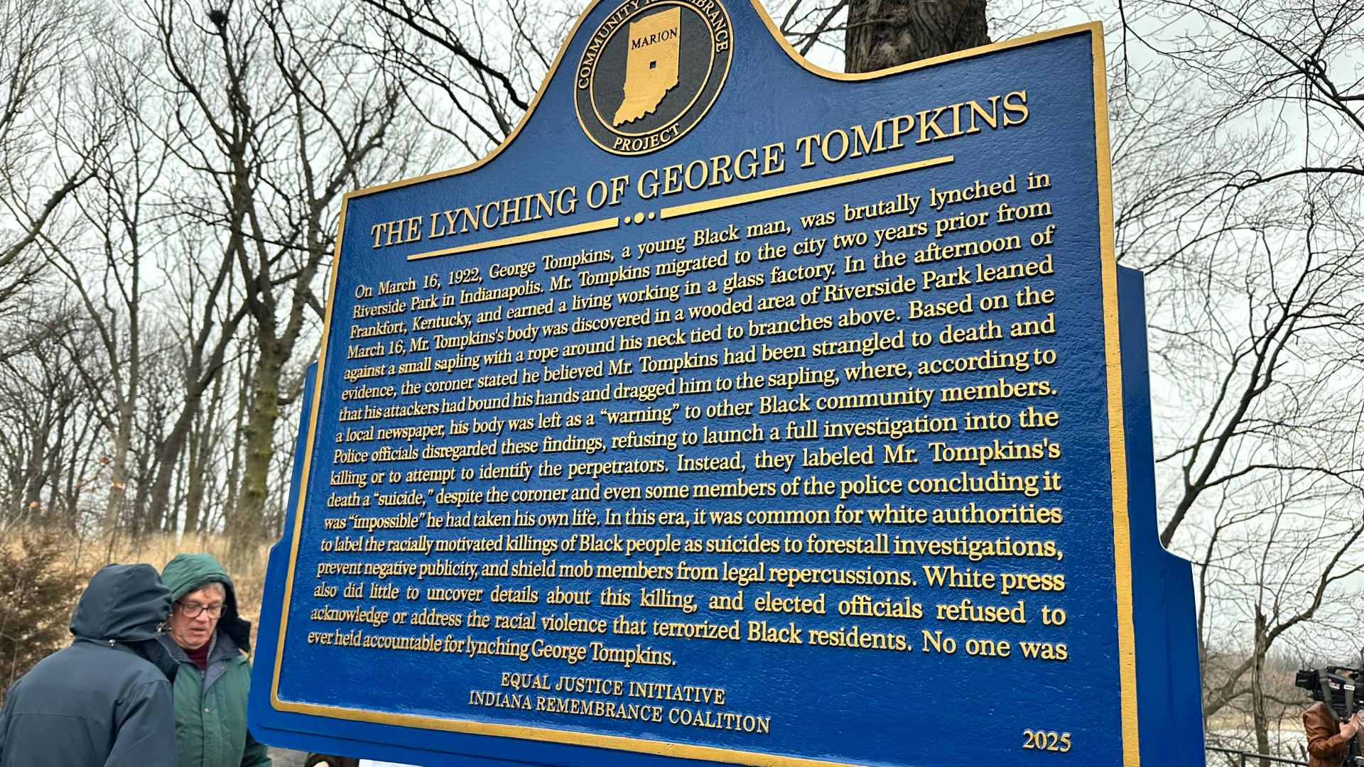 Indianapolis honors 1922 lynching victim with historical marker | wthr.com