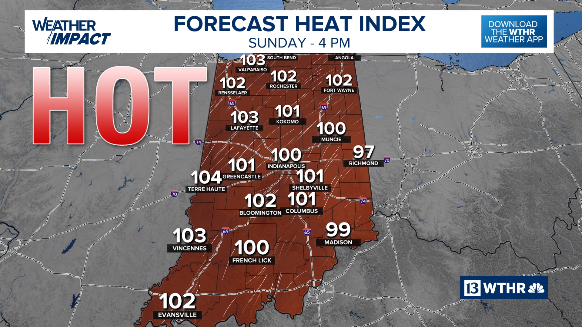 Hot & Stormy: Indiana Gets Severe Storm Chance Before 90s Hit | wthr.com