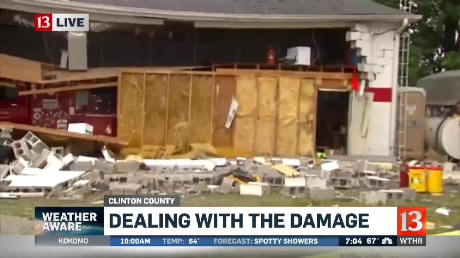 Clean-up starts in Clinton County after tornado hits Saturday night ...