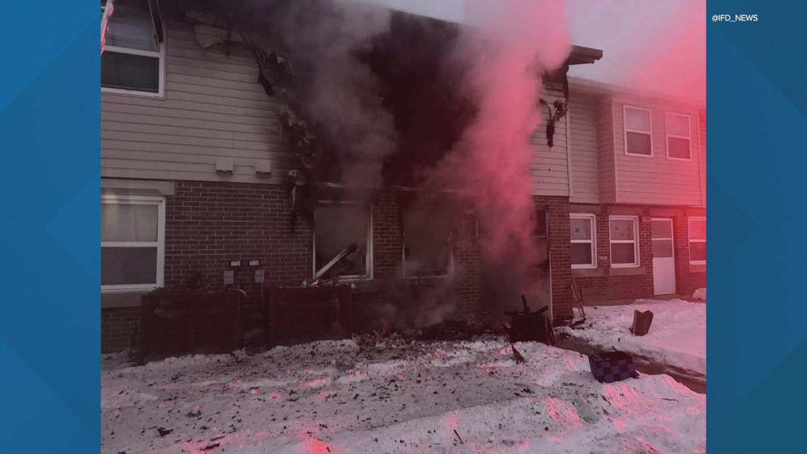 Firefighter injured when ceiling drywall falls during apartment fire on ...
