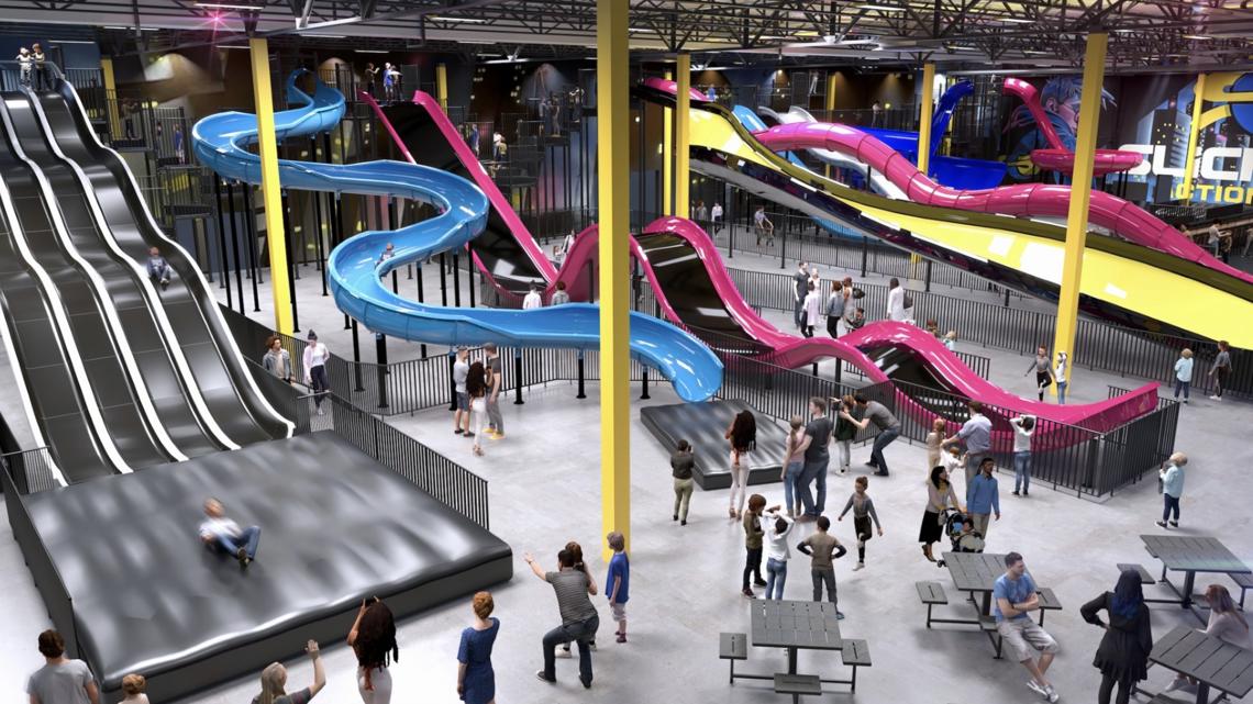 Brownsburg's Slick City is state's first indoor waterless slide park ...