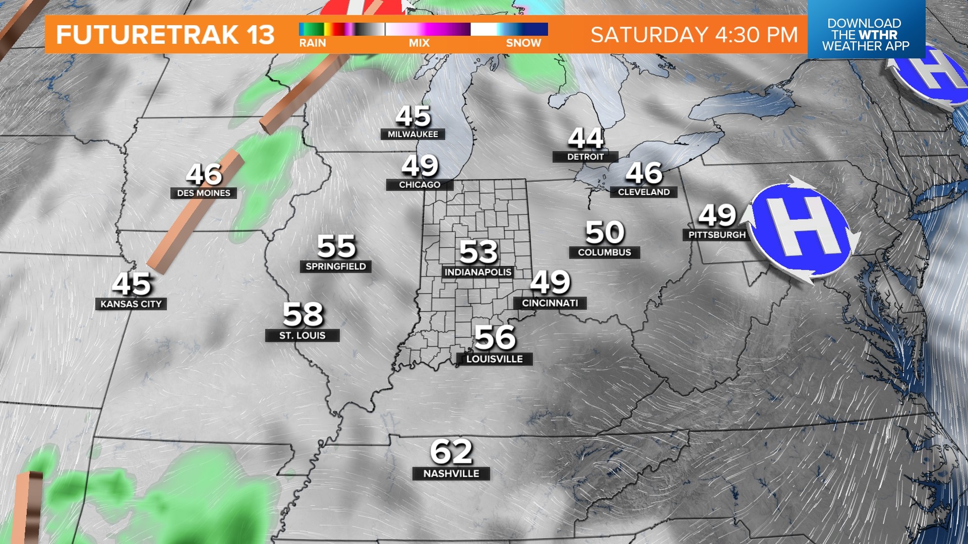 Temperatures in the 50s return to finish the week | Live Doppler 13 Weather Blog | wthr.com