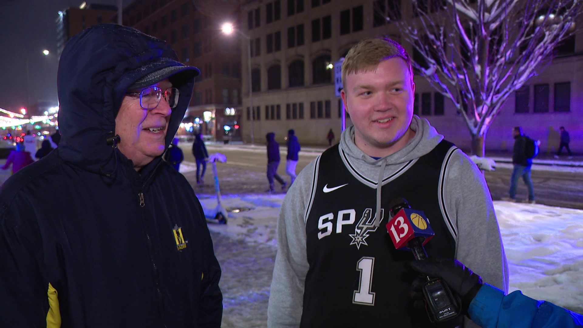 Slushy start to NBA All-Star Weekend doesn't slow down fans | wthr.com