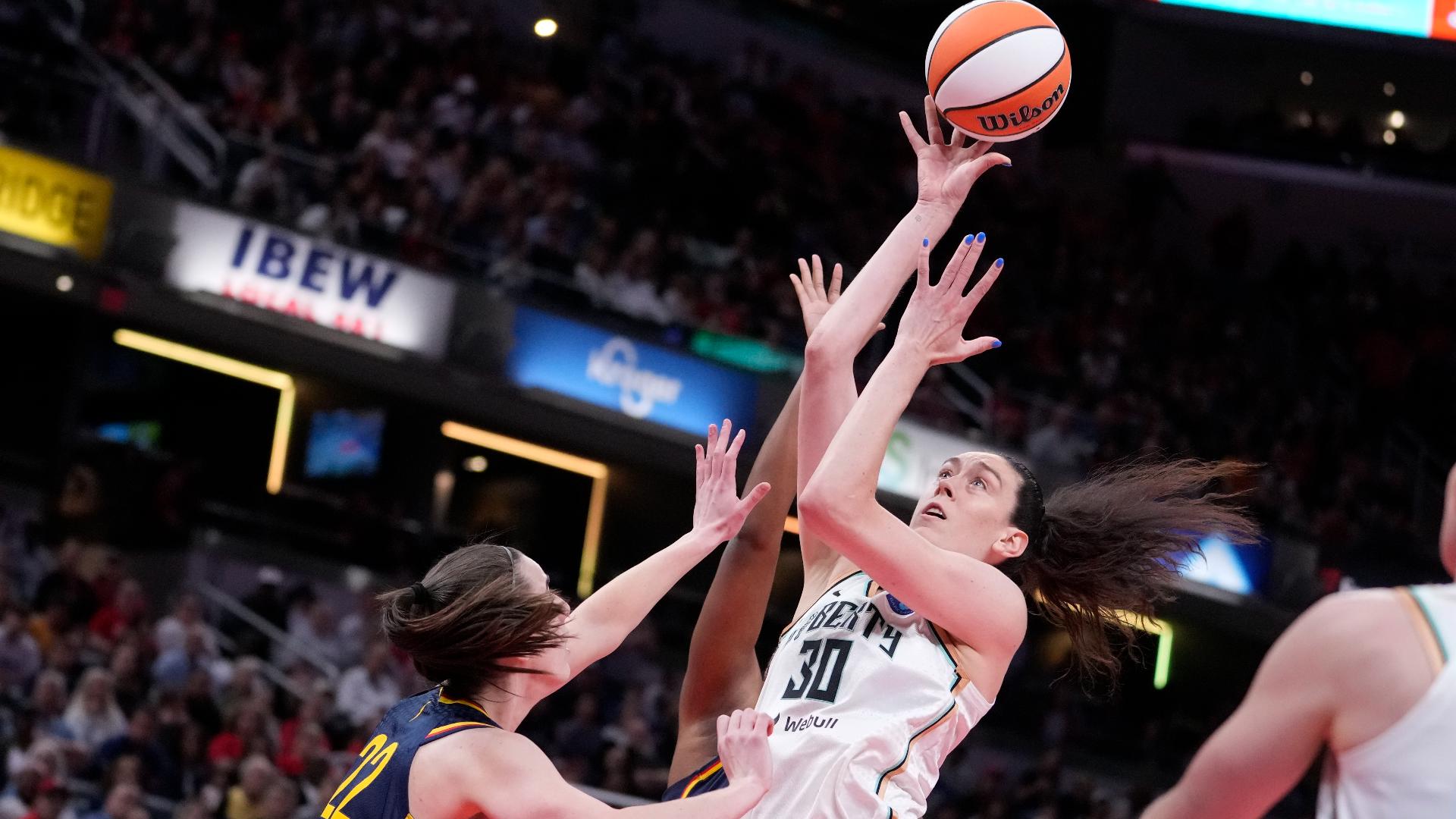 New York Liberty blowout Indiana Fever 102-66 | wthr.com