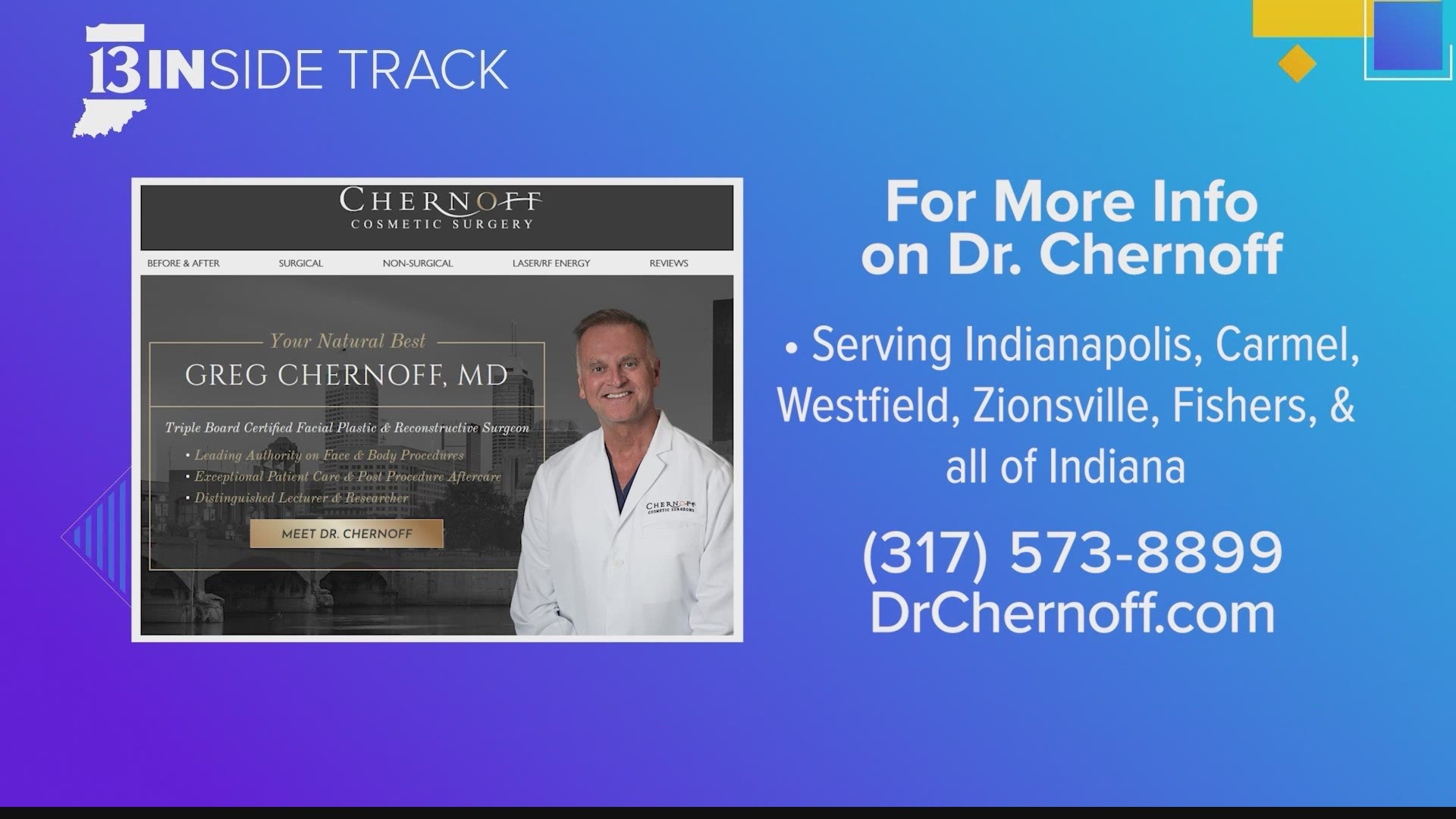 Learn about new plastic surgery advancements from Dr. Chernoff | wthr.com