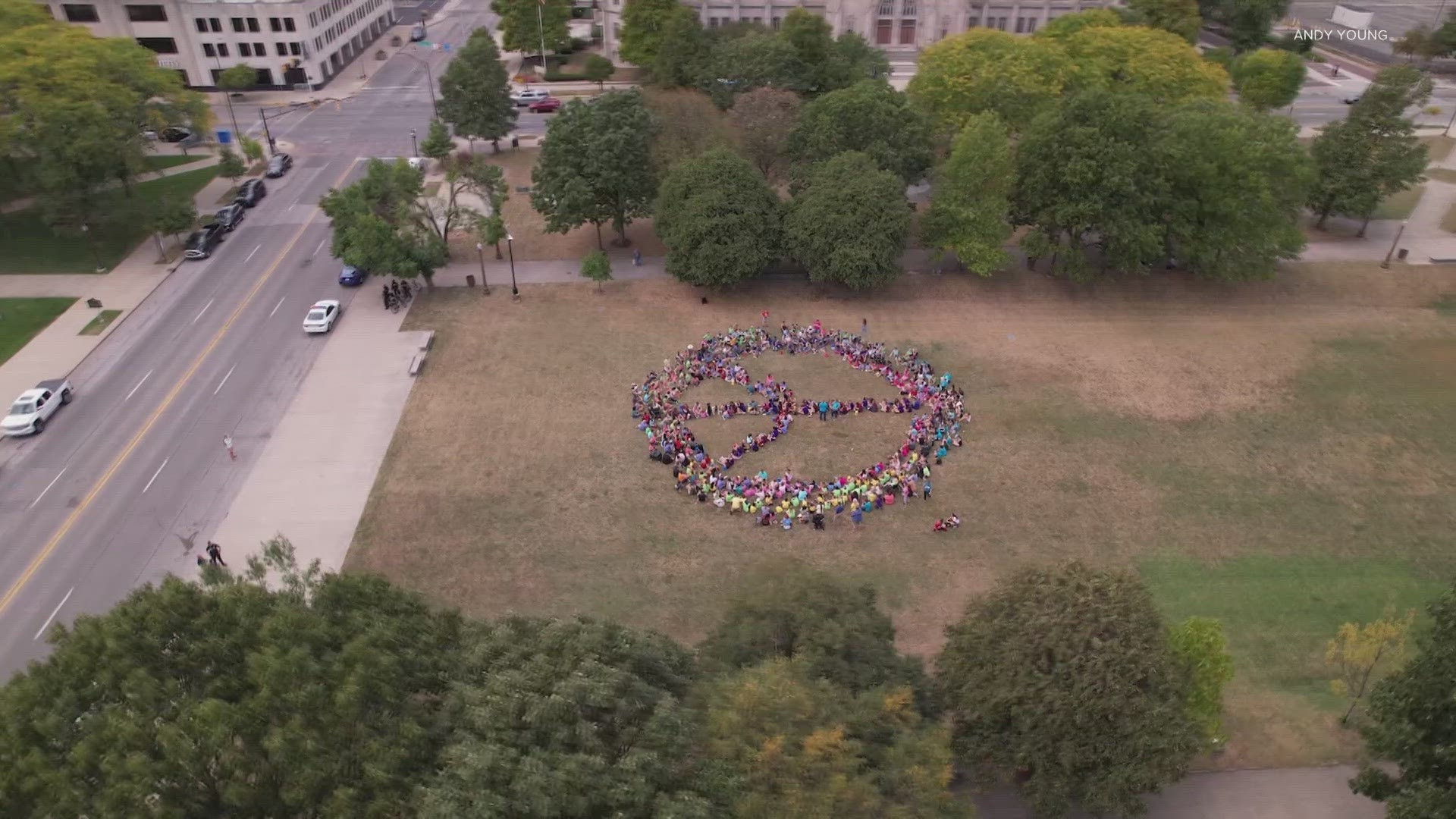 Center for Inquiry students mark 'International Day of Peace' | wthr.com