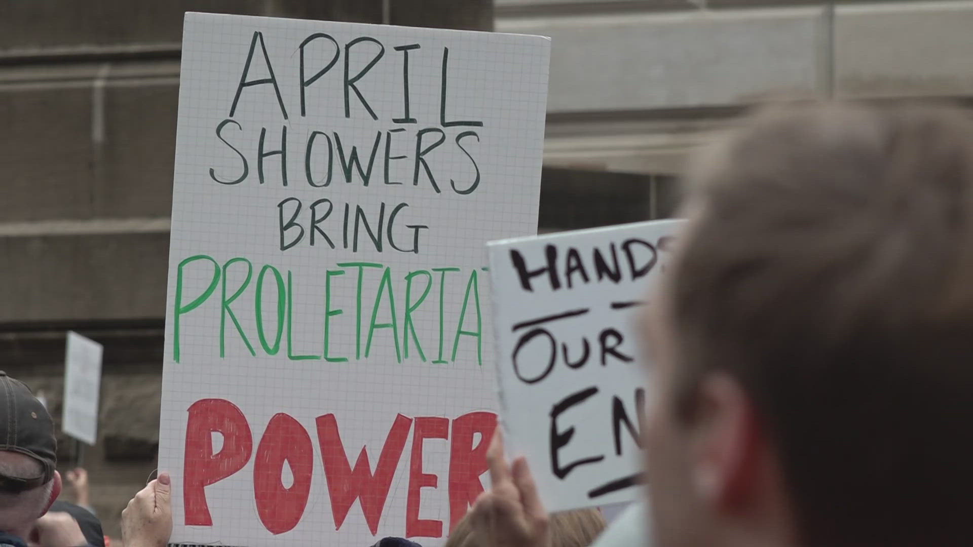 Hoosiers rally outside Indiana Statehouse for '50501 Movement' protests ...