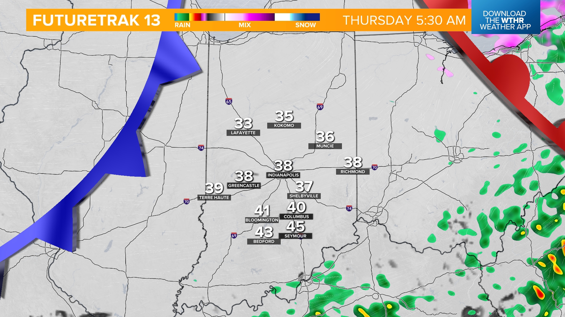 Thunder, lightning & freezing rain on the way | Live Doppler 13 Weather ...