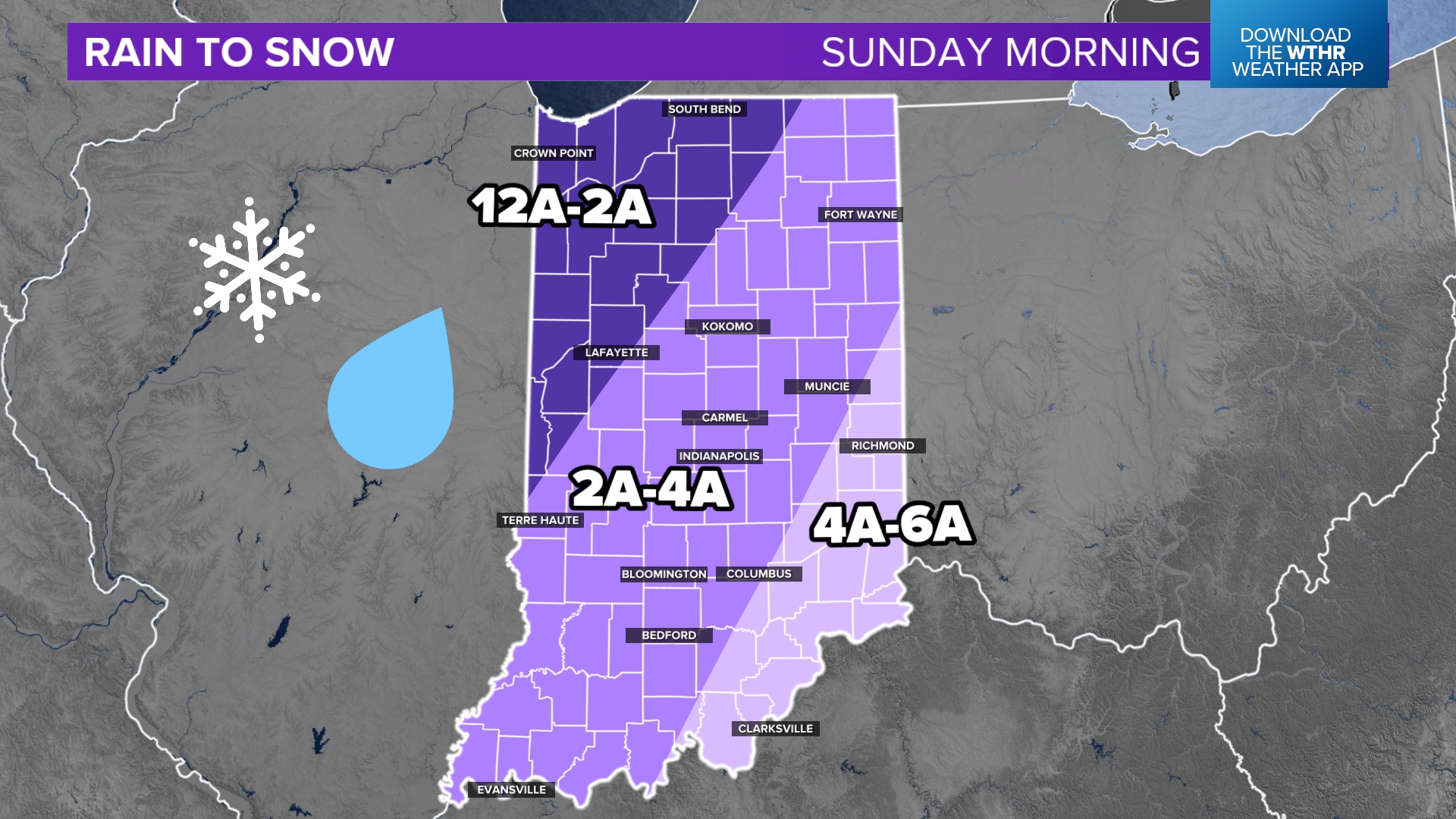 Accumulating snow burst likely late tonight across much of Indiana ...