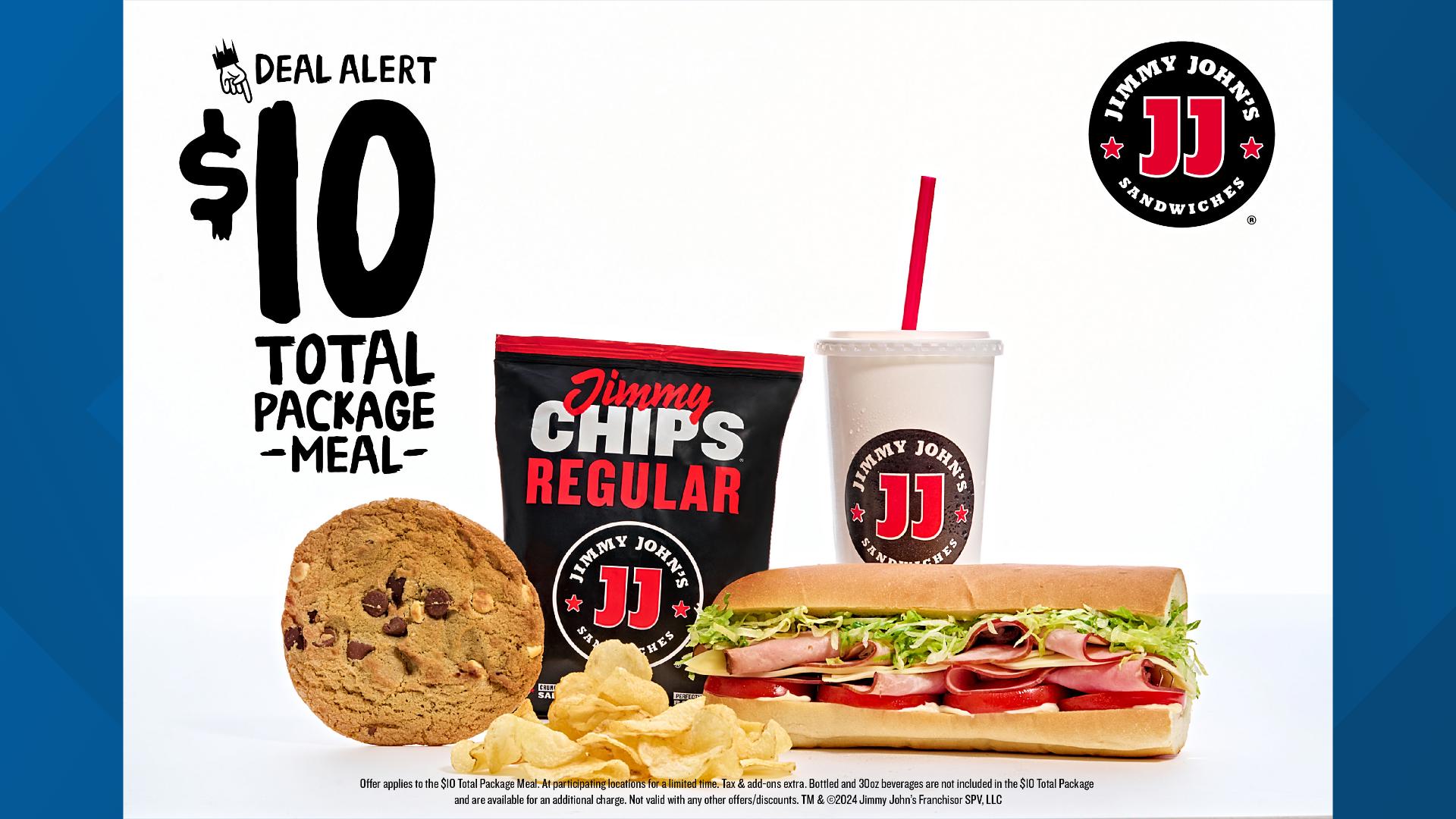Jimmy John's announces $10 meal | wthr.com