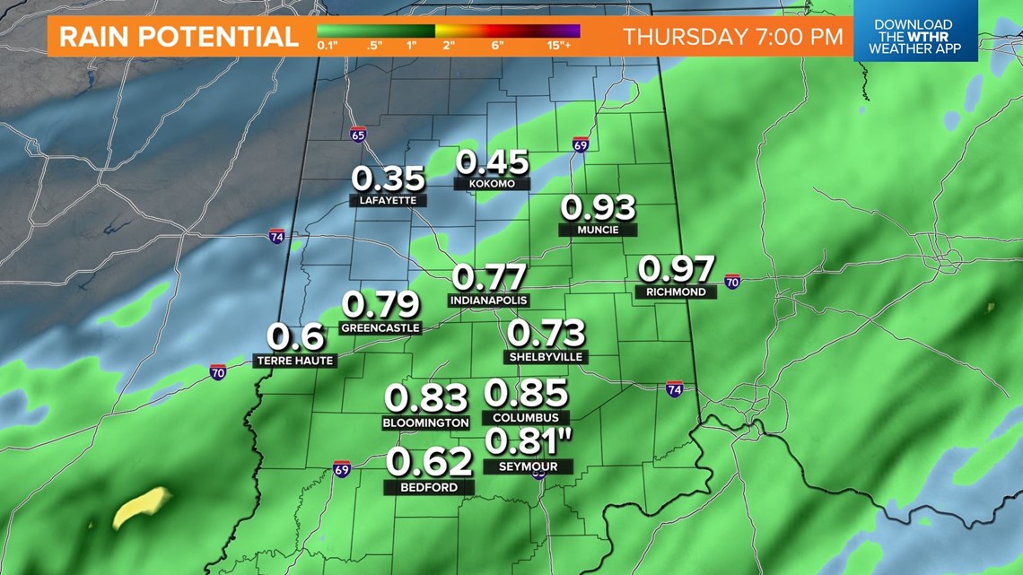 Rain and storms Thursday with temperature tumble | wthr.com