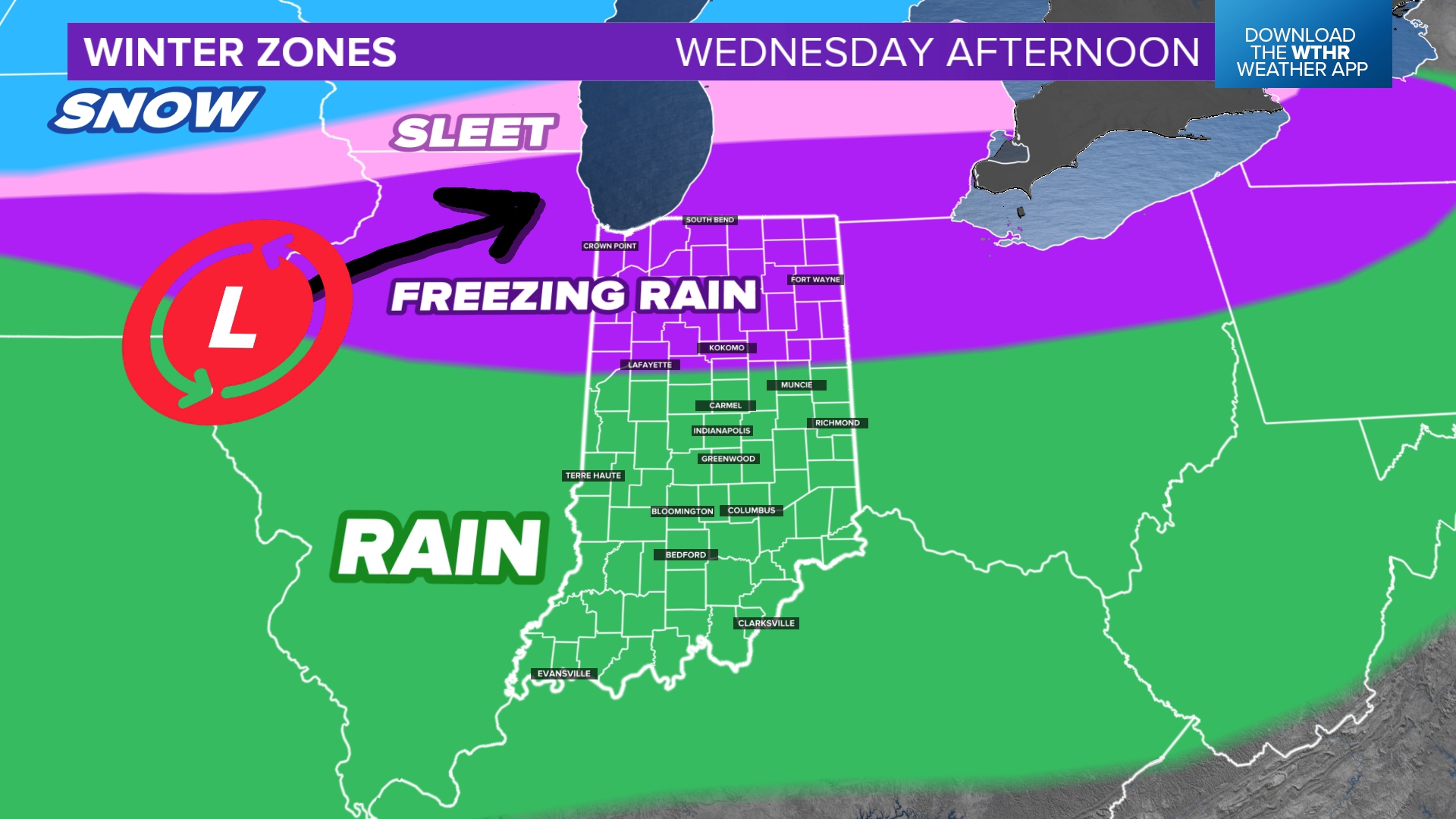 Winter storm may bring some freezing rain to Indiana, switching back to ...
