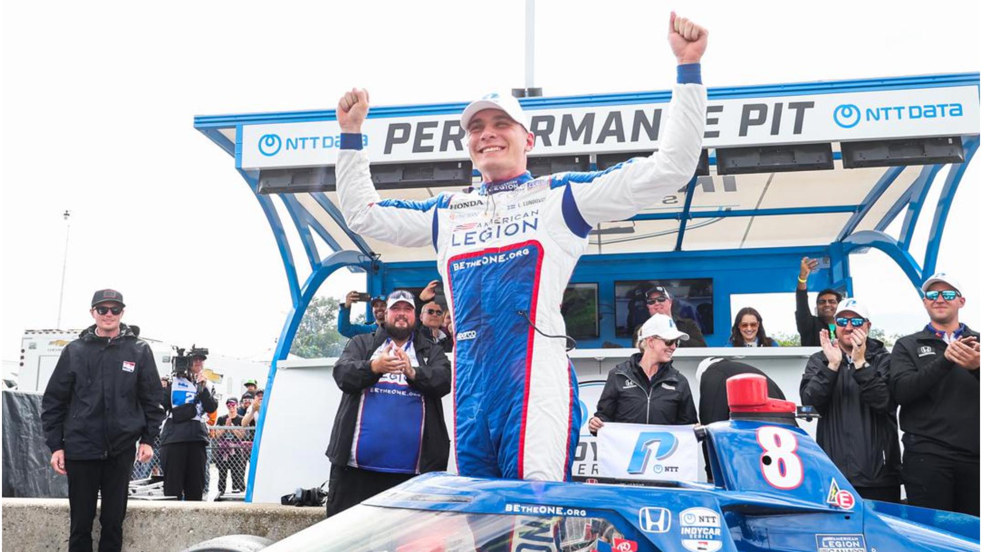 Linus Lundqvist wins pole for IndyCar race at Road America | wthr.com