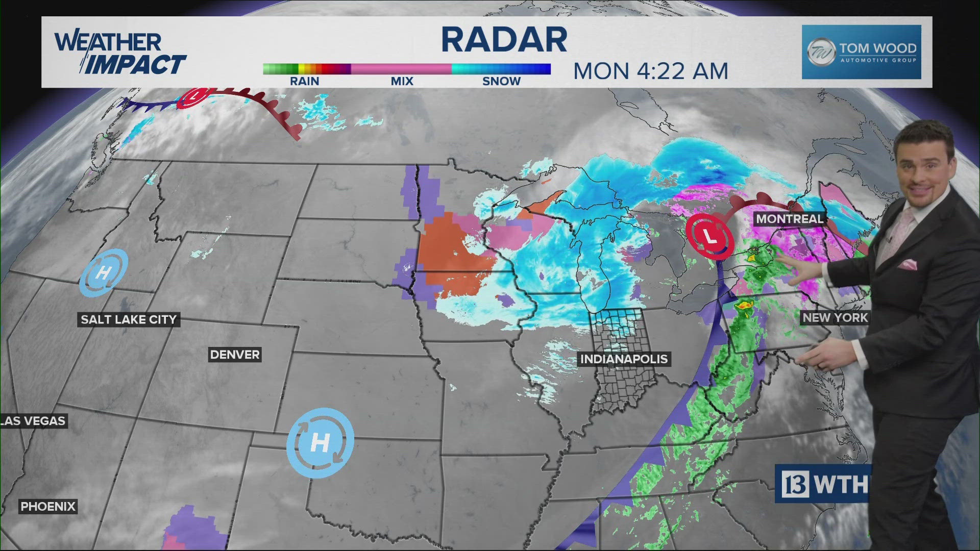 Winds are drying off roads quickly, but stray ice patches are still ...