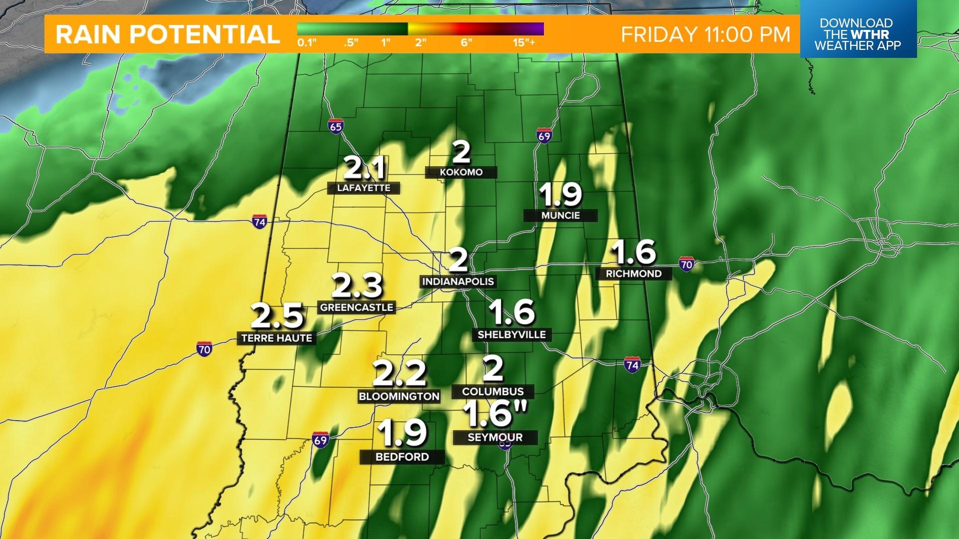 WTHR Live Doppler 13 Weather Blog: Rain returns Friday | wthr.com