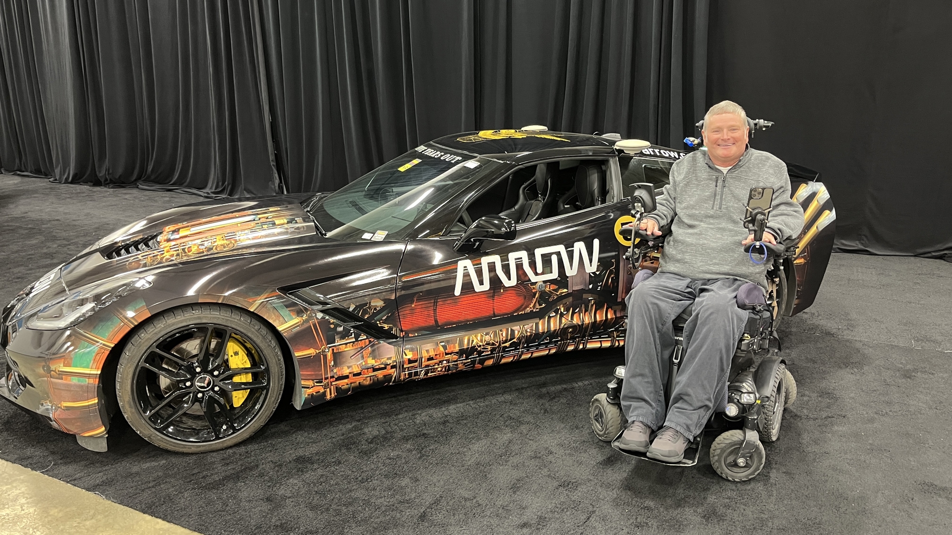 Semi-autonomous mobility Corvette driven by Sam Schmidt up for sale ...