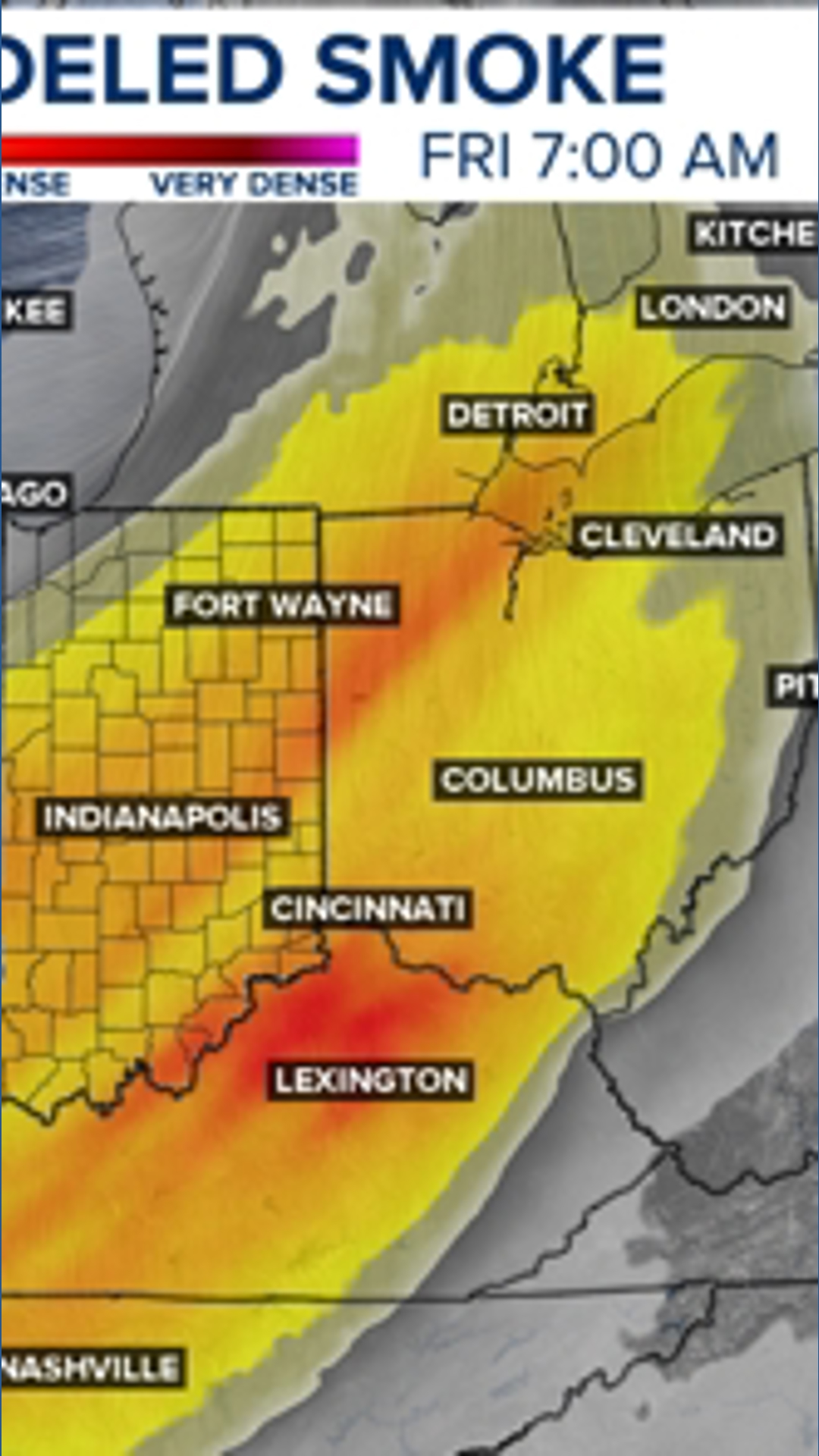 Wildfire smoke fills Indiana skies today | 13Weather Blog | wthr.com