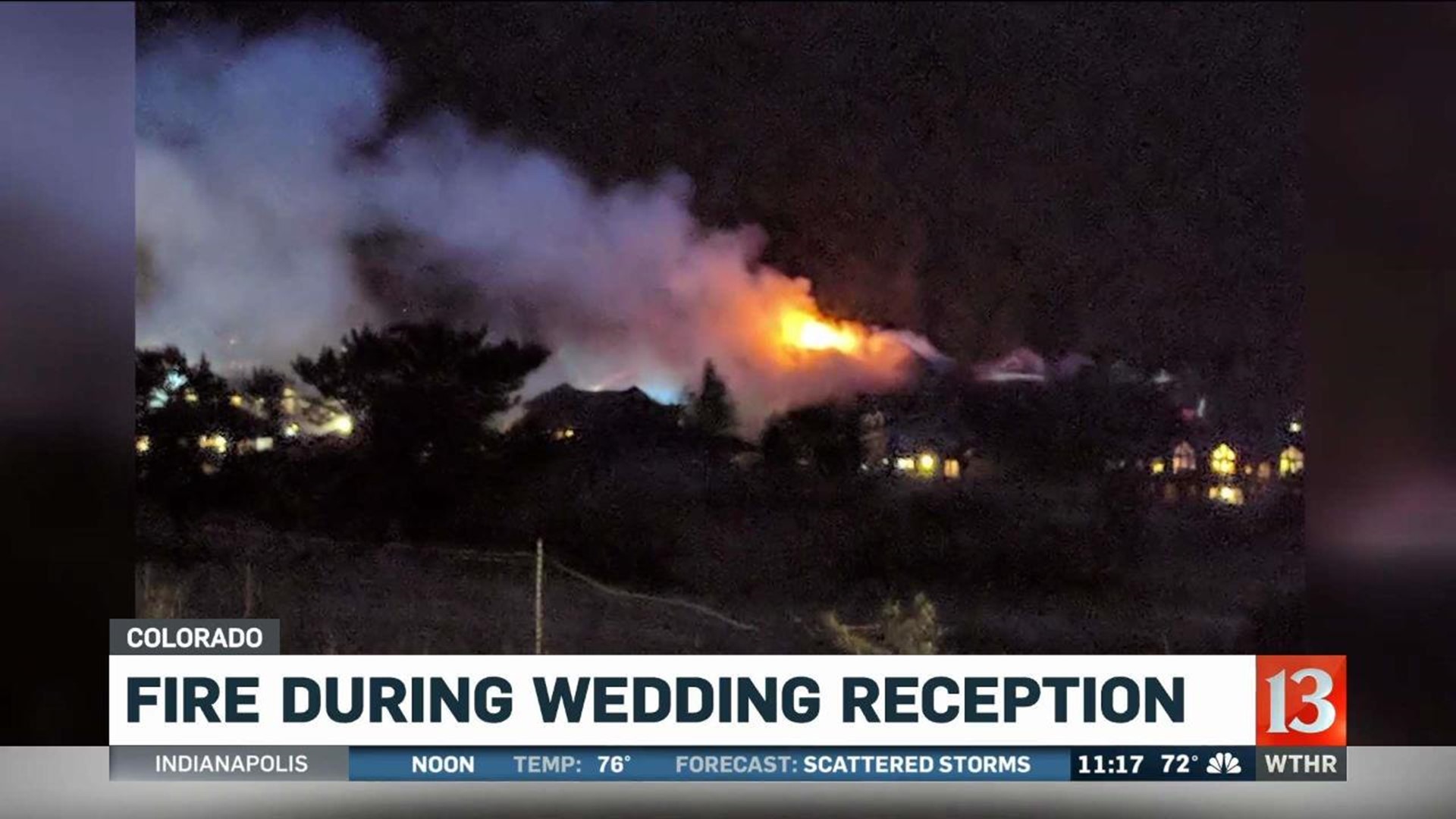 Fire during wedding reception | wthr.com