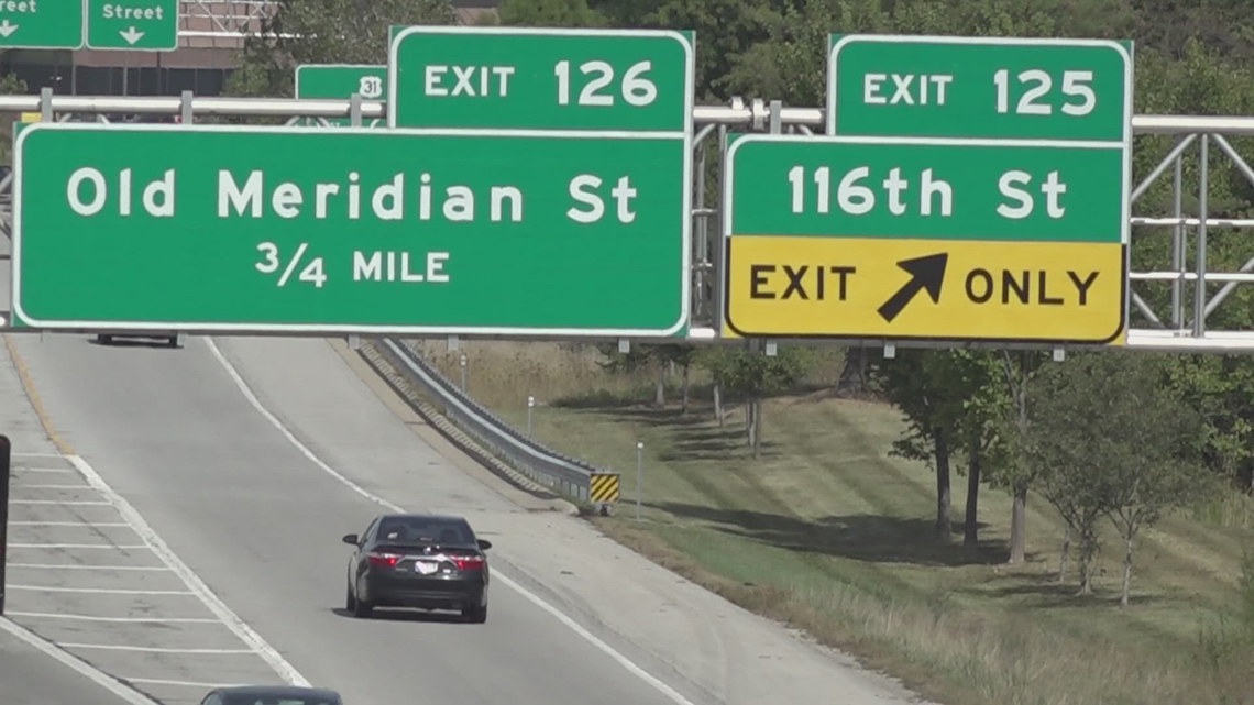 Major interchange on Indy's north side closing down for construction | wthr.com