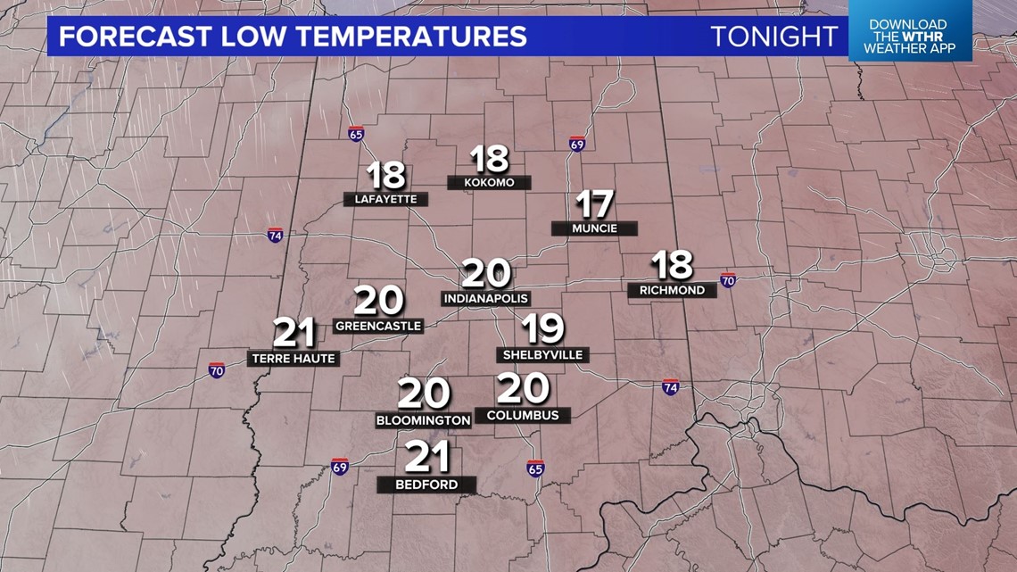 Coldest central Indiana night since mid-February | wthr.com