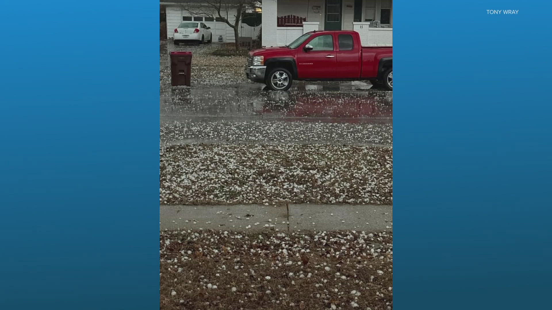 Hail falls across central Indiana amid severe storms, suspected tornado ...