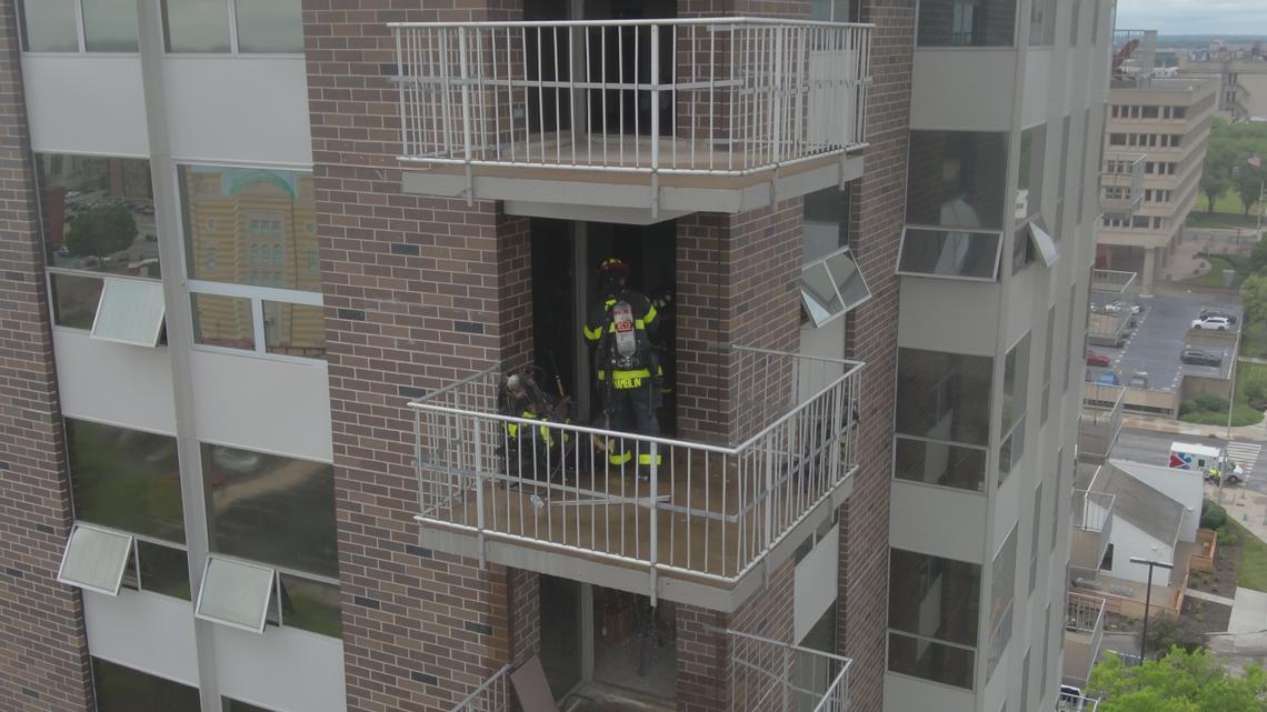 Why are there so many fire trucks in downtown Indianapolis? | wthr.com