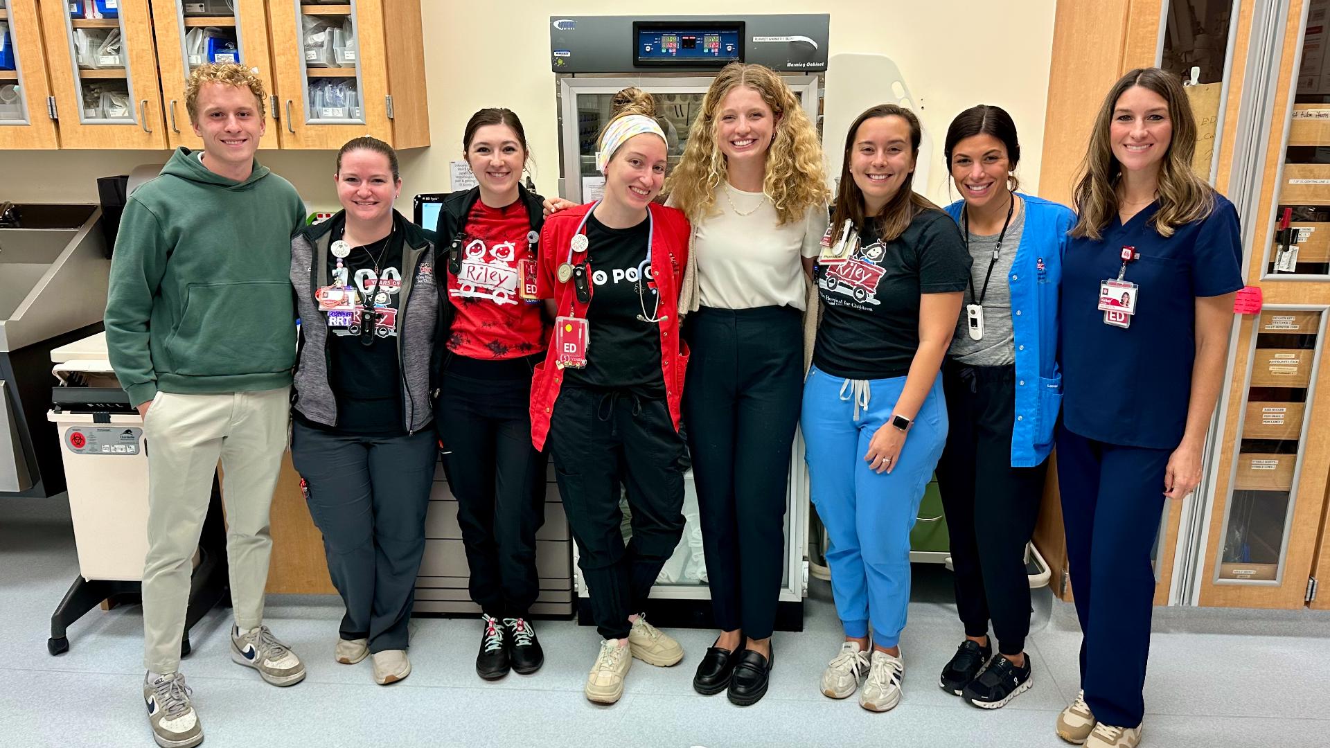 IU medical student reunites with doctors after brain tumor | wthr.com IU medical student reunites with doctors after brain tumor | wthr.com