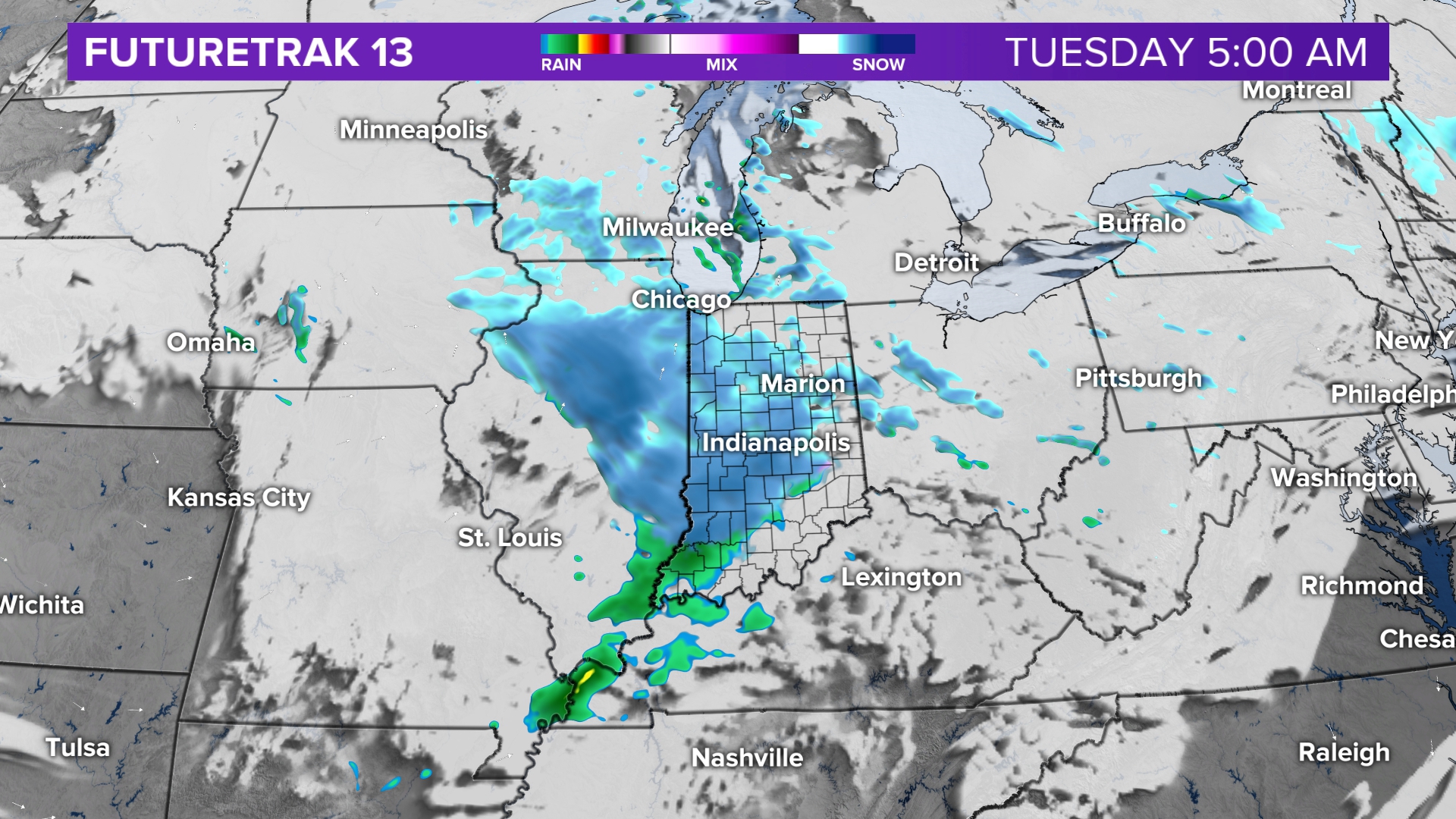 Live Doppler 13 Weather Blog: Rain and snow chances this week | wthr.com
