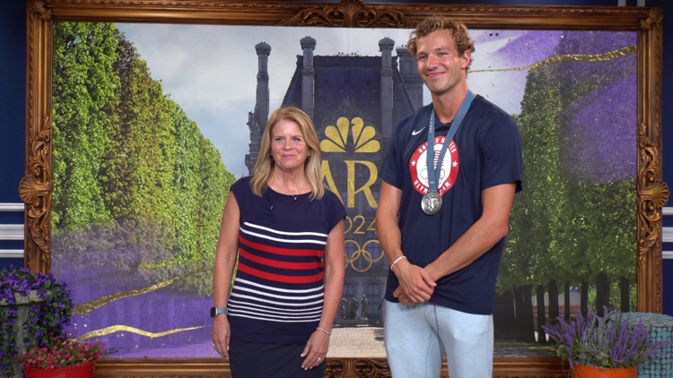 Carmel swimmer Drew Kibler reflects on Olympic silver medal | wthr.com