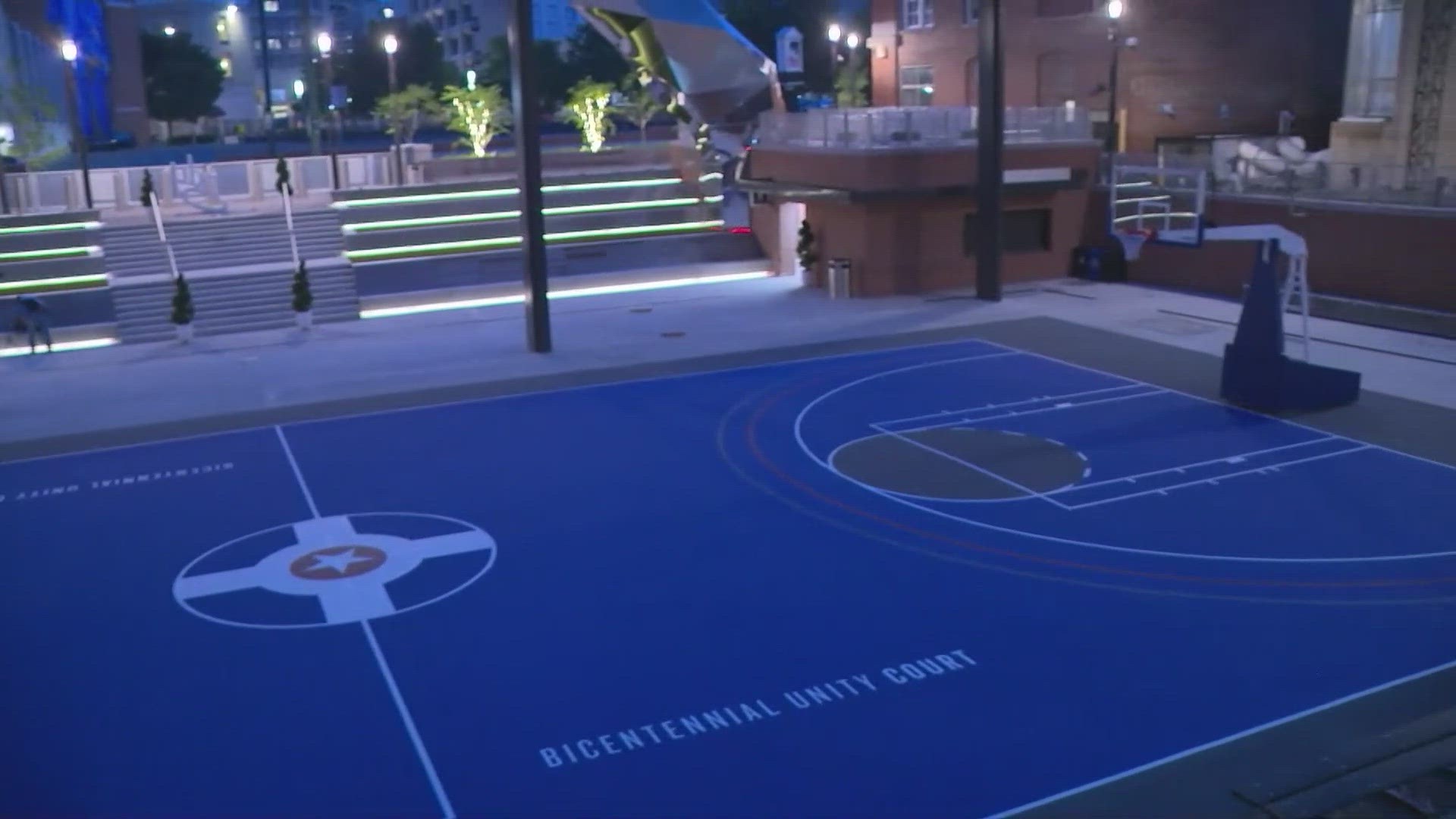 Bicentennial Unity Plaza opening in downtown Indianapolis with 4 days ...