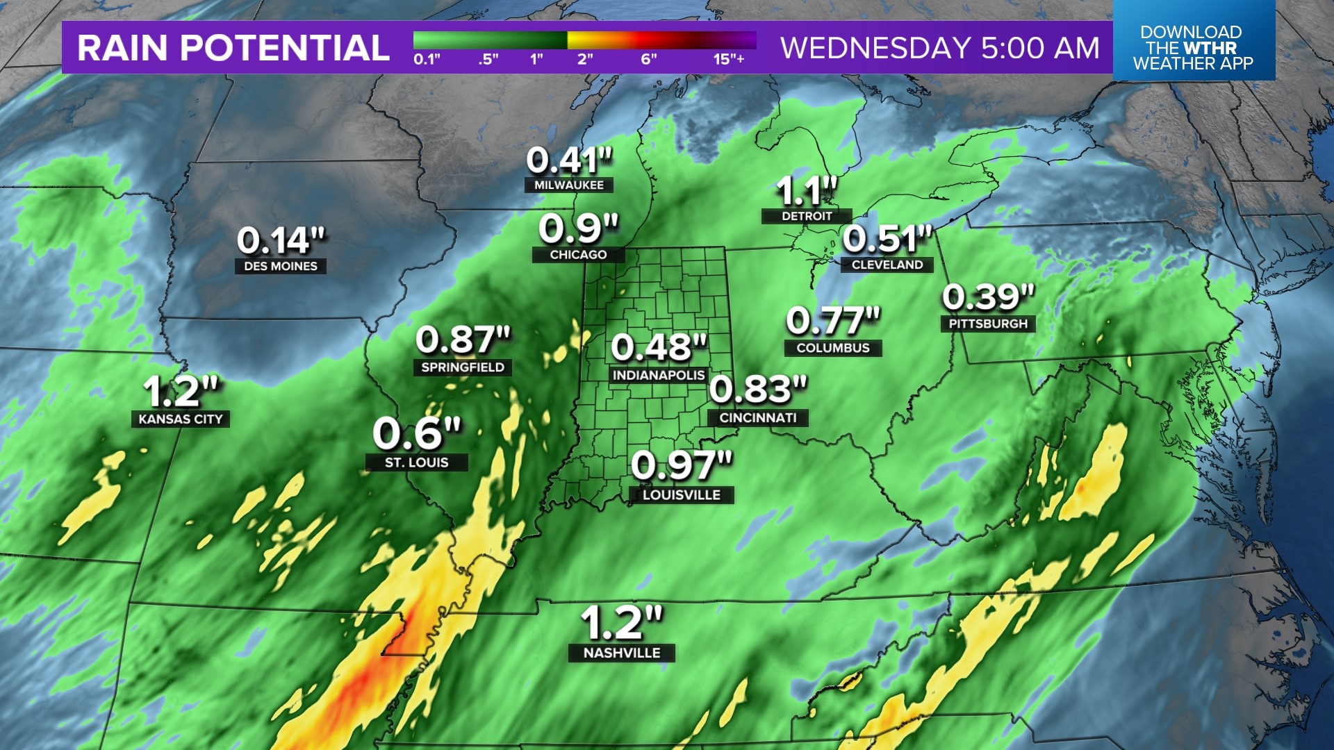 Much cooler and heavy rain returns | Live Doppler 13 Weather Blog ...