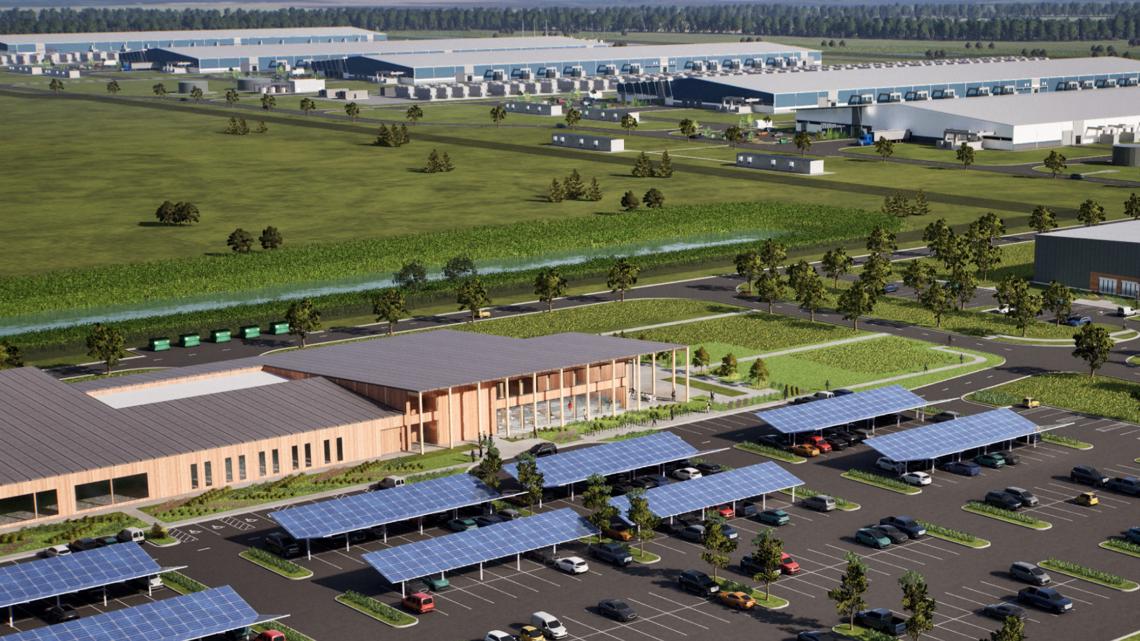 Meta breaks ground on $10B data center campus at LEAP district | wthr.com