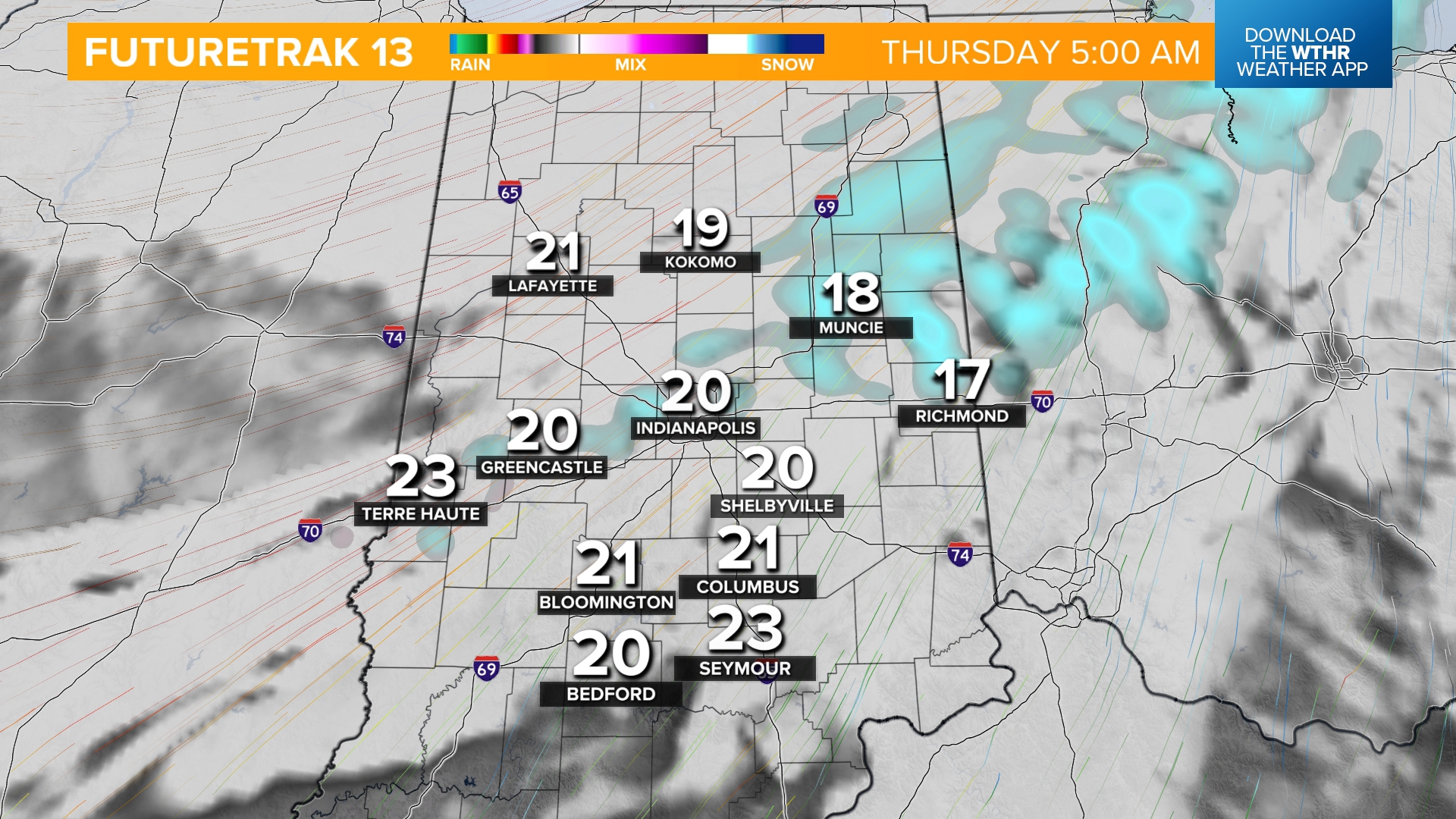 Next 48 hours: Snow to bitter cold in central Indiana | wthr.com
