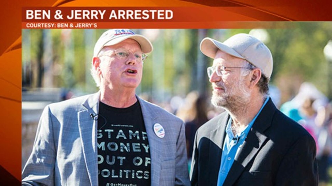 Ben and Jerry of popular ice cream chain Ben & Jerry's arrested in ...