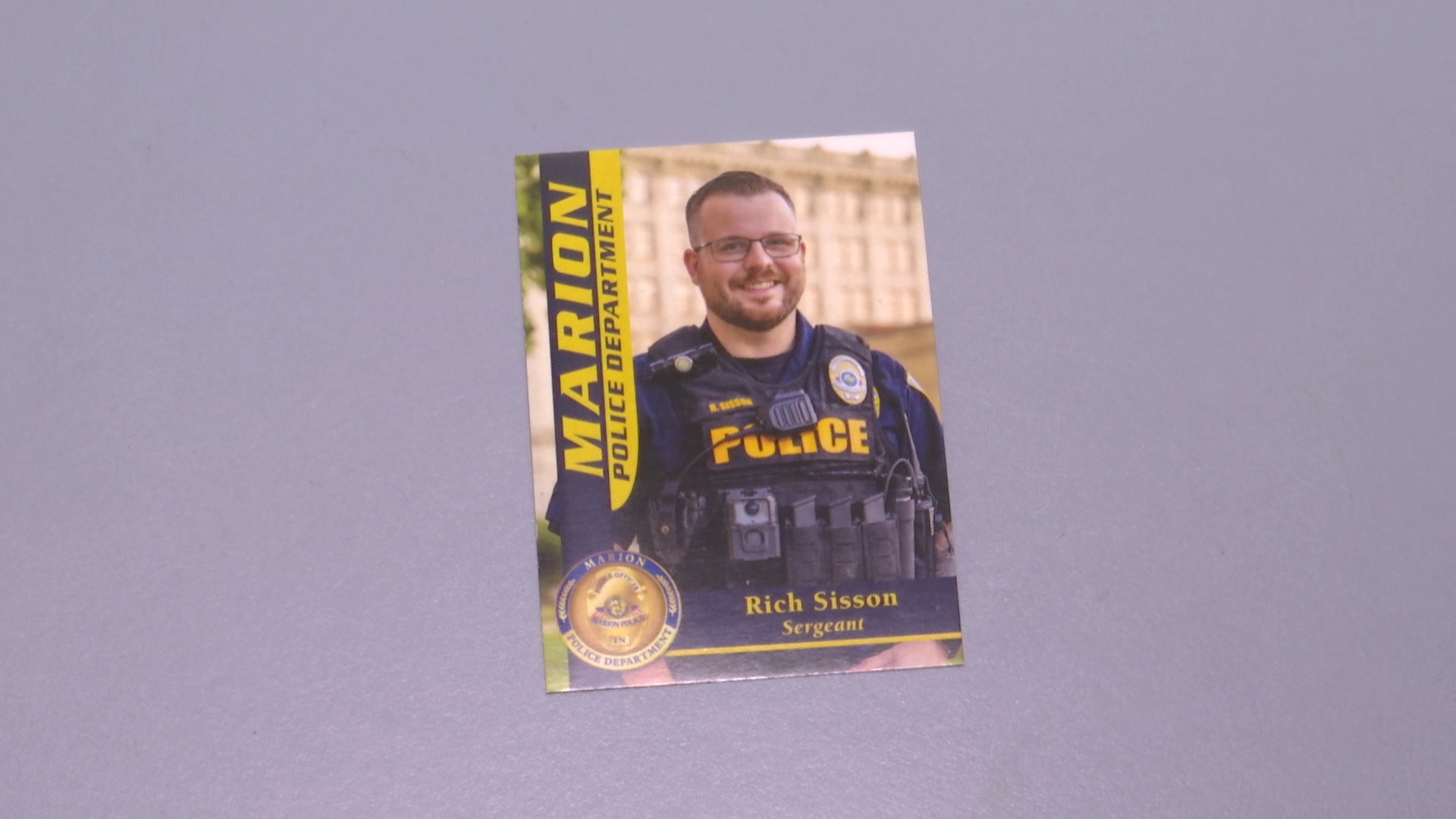 Marion police connect with community through trading cards | wthr.com