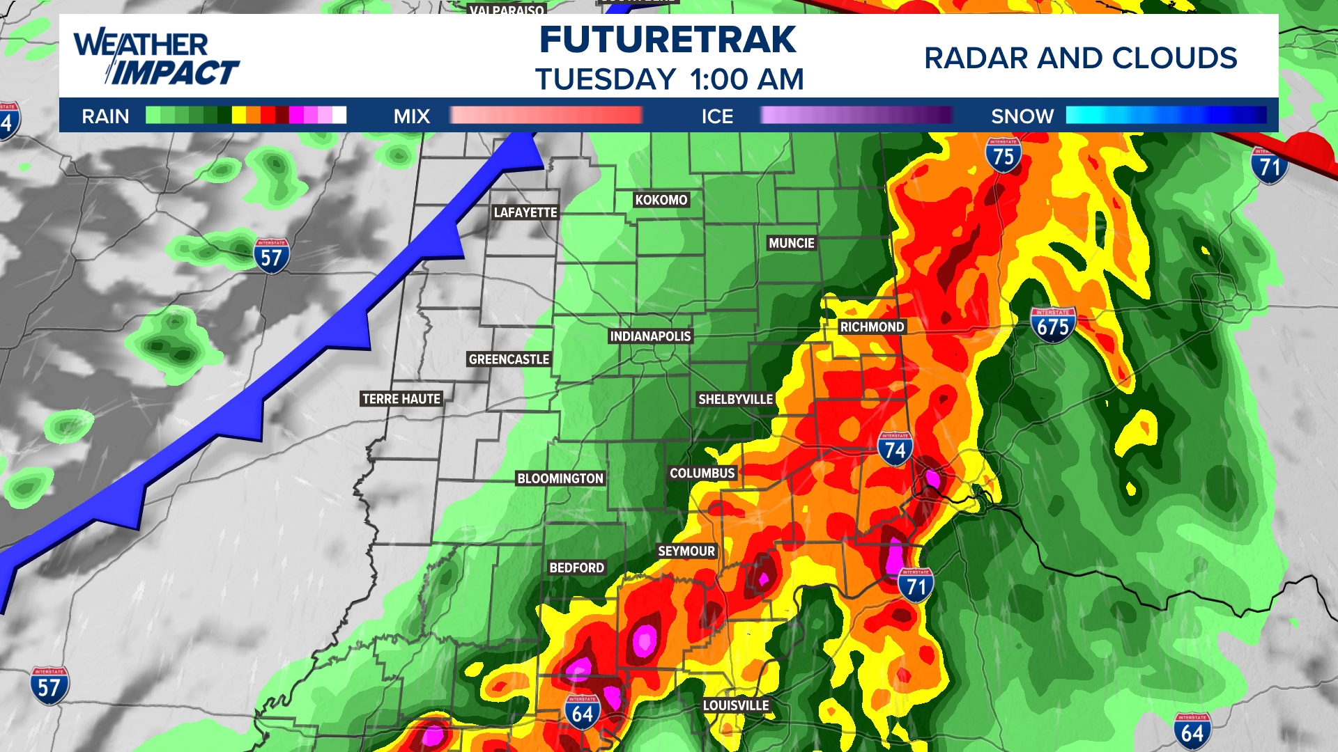 Weather Impact: Rounds of storms today | 13Weather Blog | wthr.com
