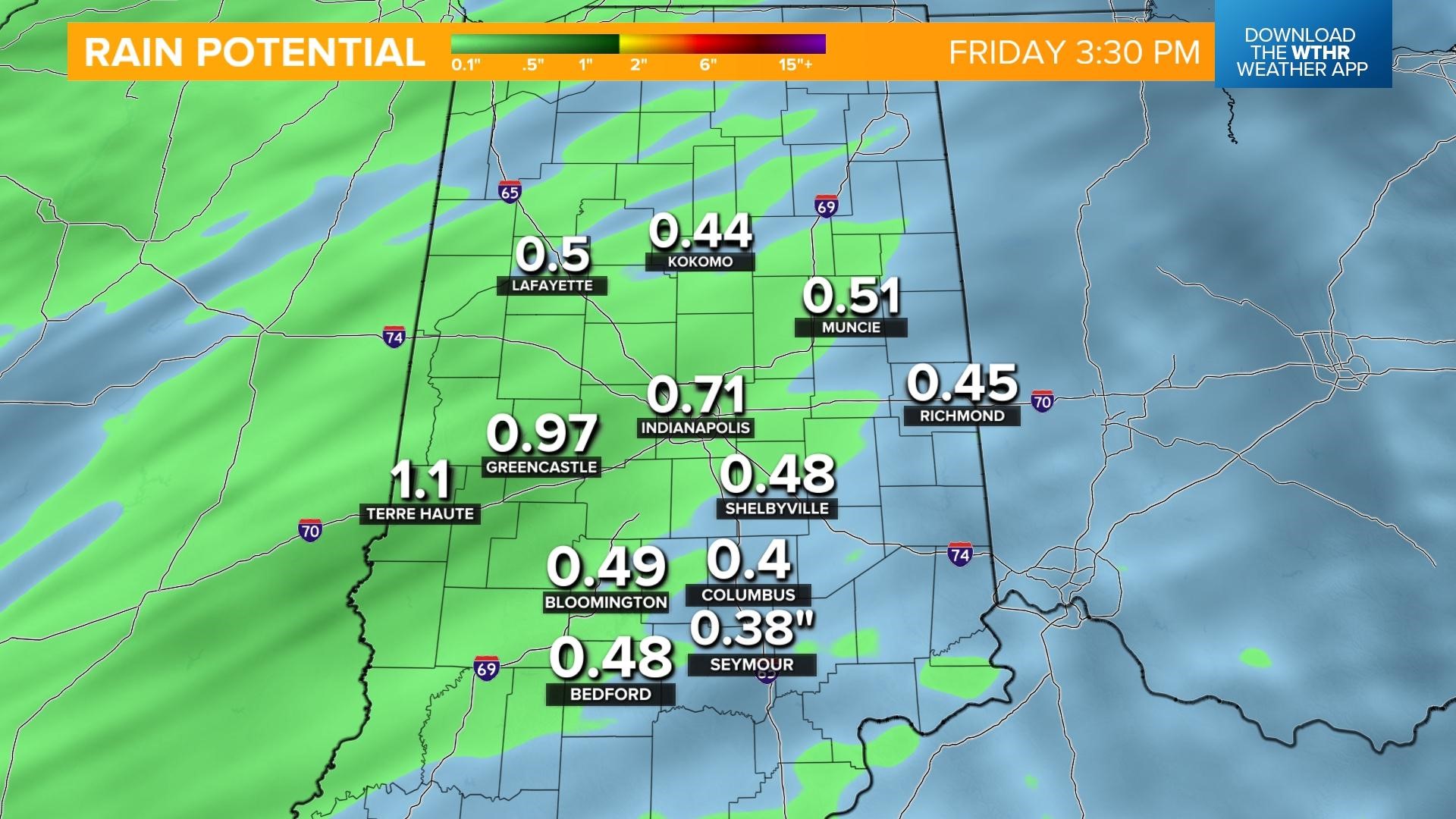 Weather Blog: Mild and wet Thursday, raw Friday into the weekend | wthr.com