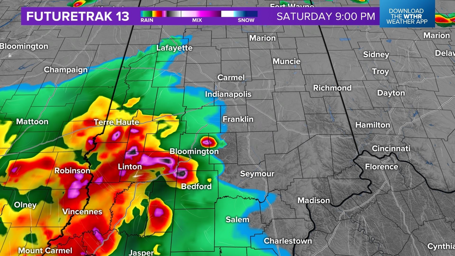 Multiple storm rounds start holiday weekend | WTHR Weather Blog | wthr.com