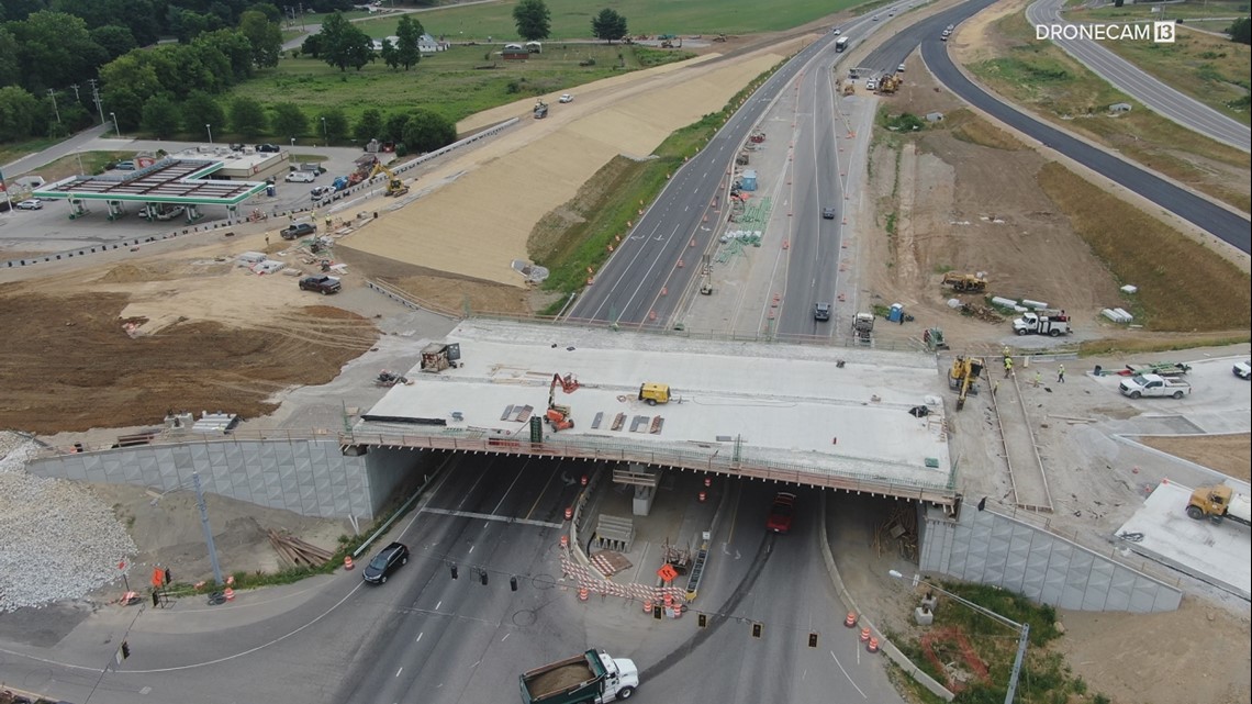 Halfway point of I-69 Indy to Martinsville construction project | wthr.com