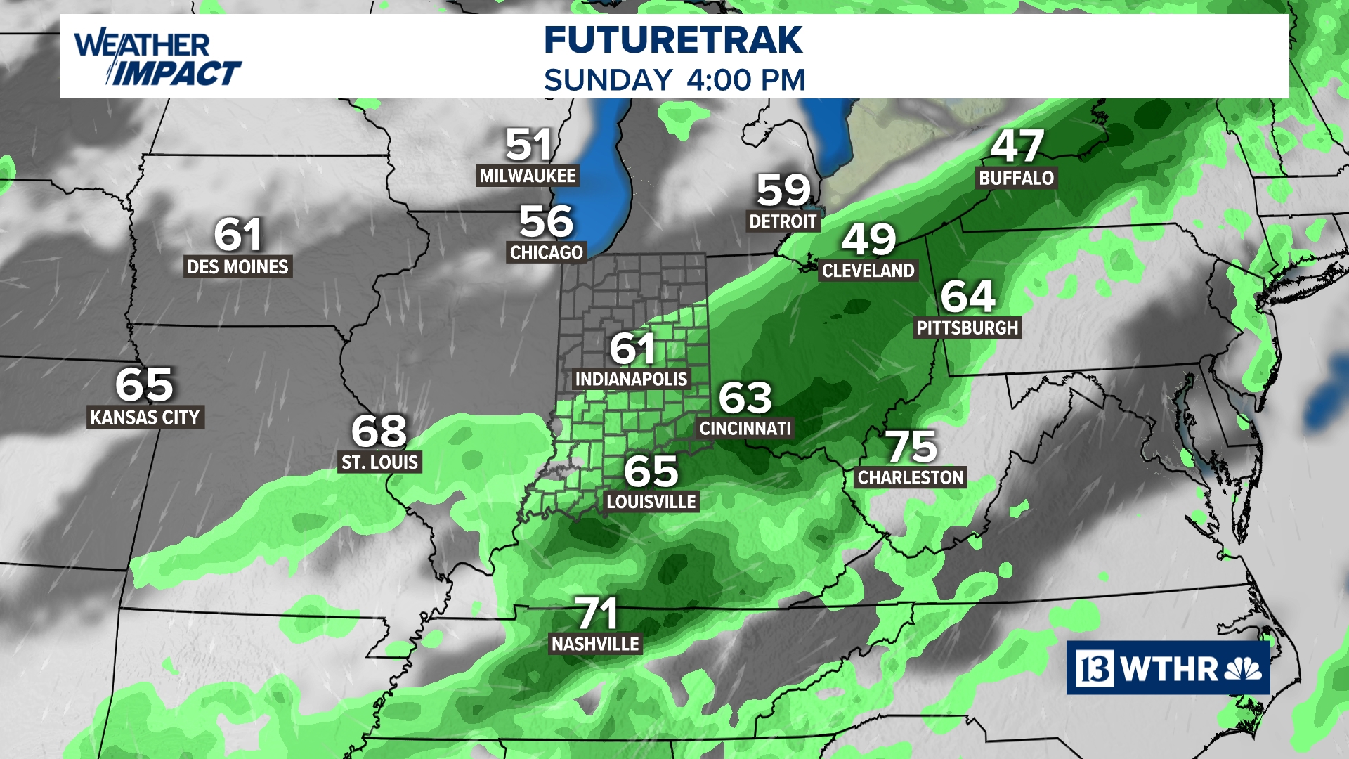 Cooler, rainy mid-week weather | 13Weather Blog | wthr.com